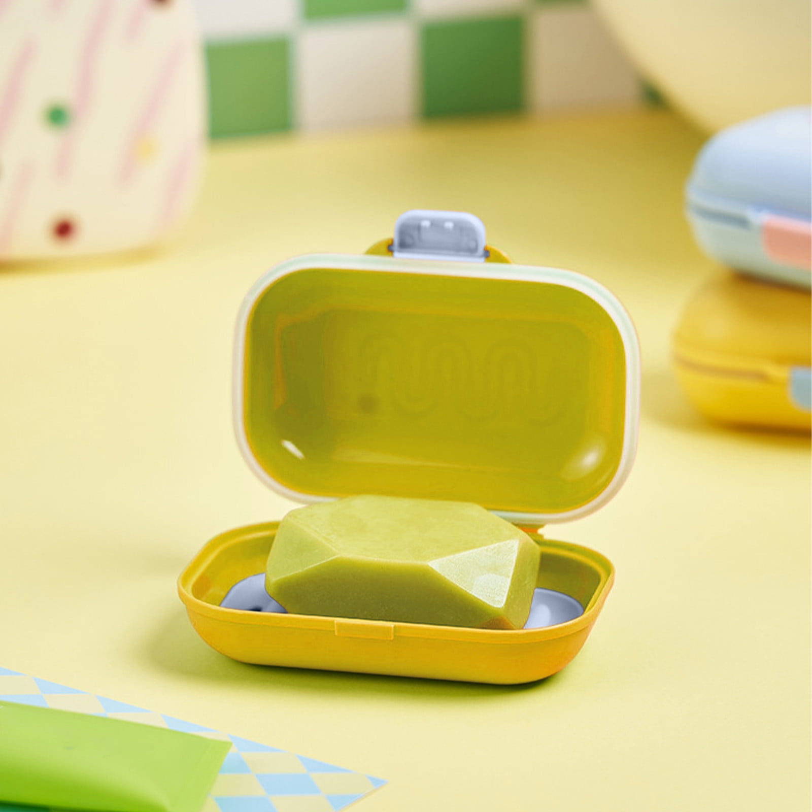 Japceit Travel Soap Case with Lid, Portable Leakproof Soap Container ...