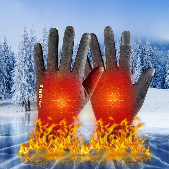 Japceit USB Heated Temperature Control Gloves, Electric Warming Gloves ...