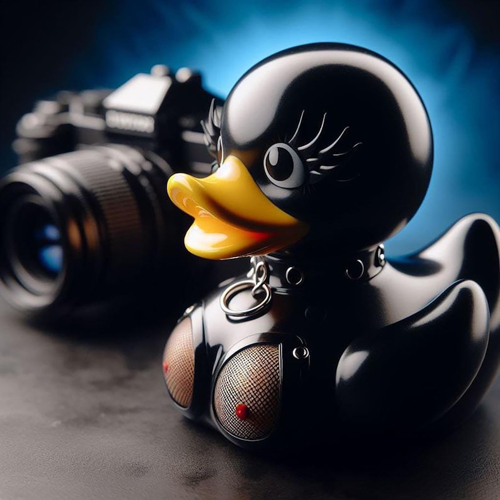 Japceit Unique Dark Rubber Ducks, Punk Ducks, Goth Satanic Ducks, Rocks ...