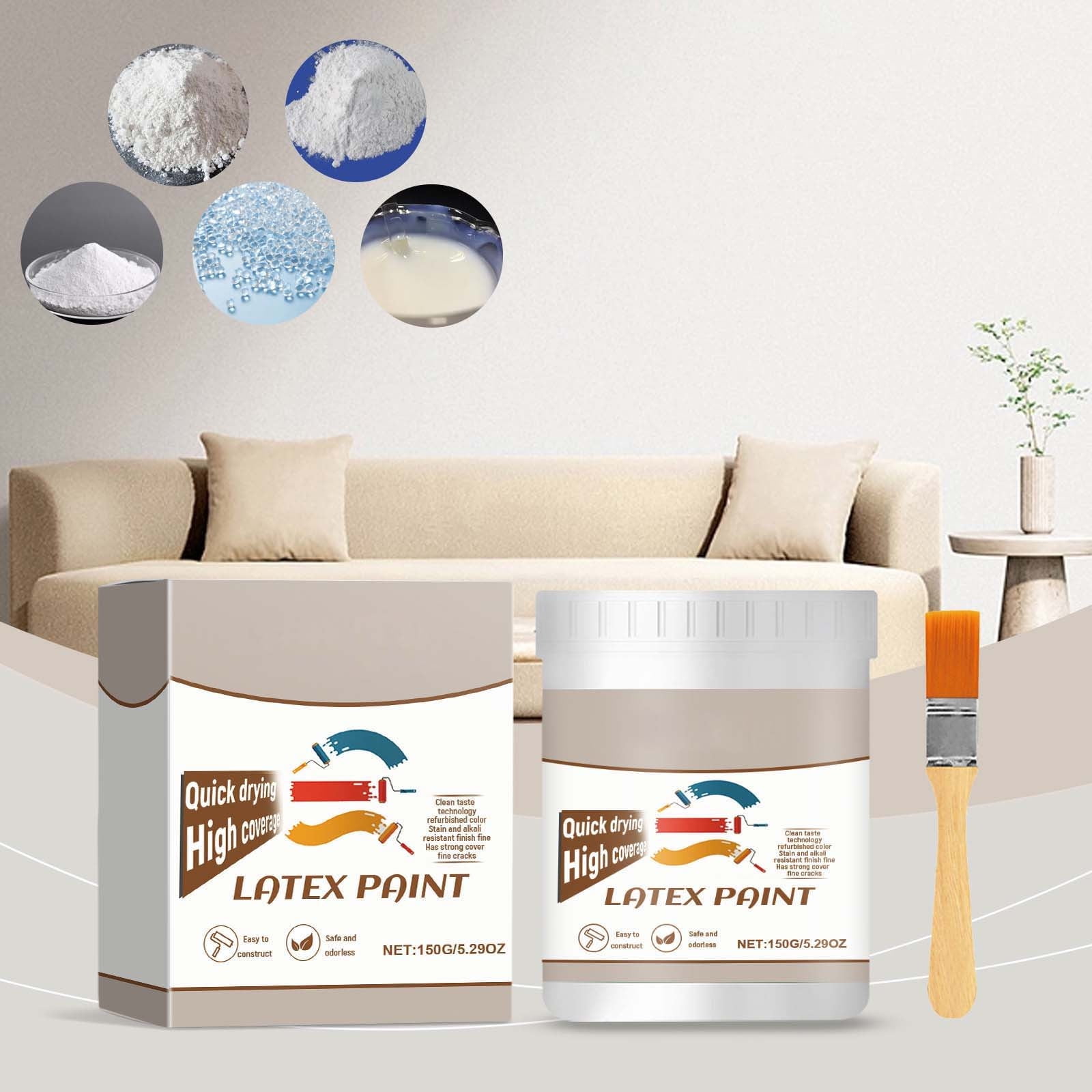 Japceit Wall Stain Cover Paint, Indoor Refresh Coating for Oil and Scuff Marks, Easy Roll-On ...