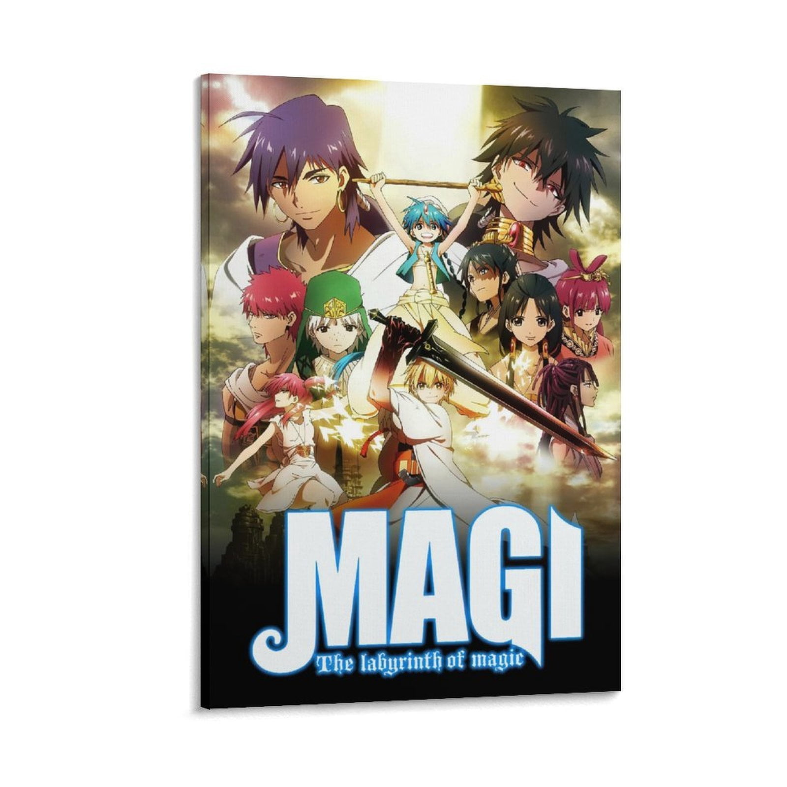 Japen Action Manga Series Magi The Labyrinth of Magic Anime Role Poster ...