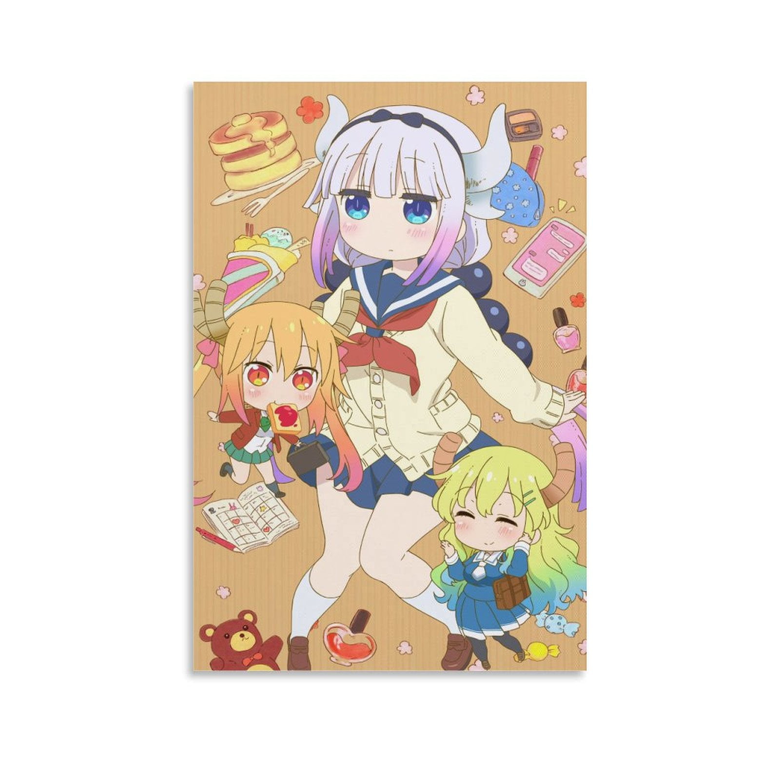 Japen Based on Manga Anime Miss Kobayashi's Dragon Maid Poster Room ...