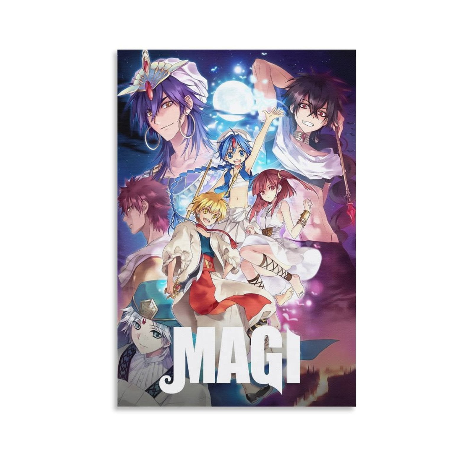 Japen Magic Manga Series Magi The Labyrinth of Magic Anime Role Poster ...