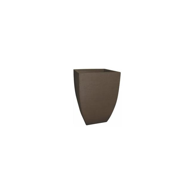 Japi JVQM30F Outdoor Patio Pots - Modern Square Planter, Coffee Color ...