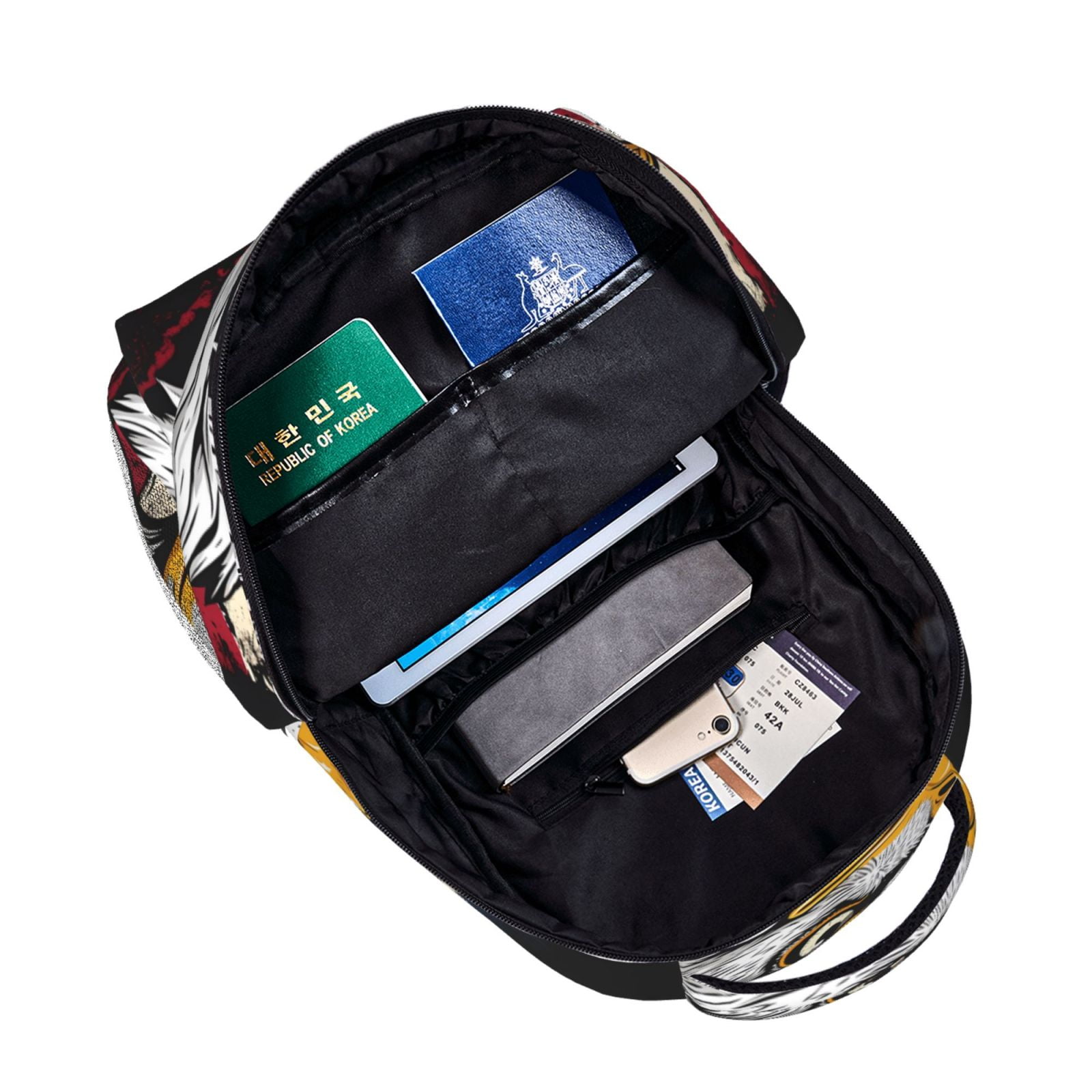 Japuie American Bald Eagle Print Laptop Backpack for Work, College ...