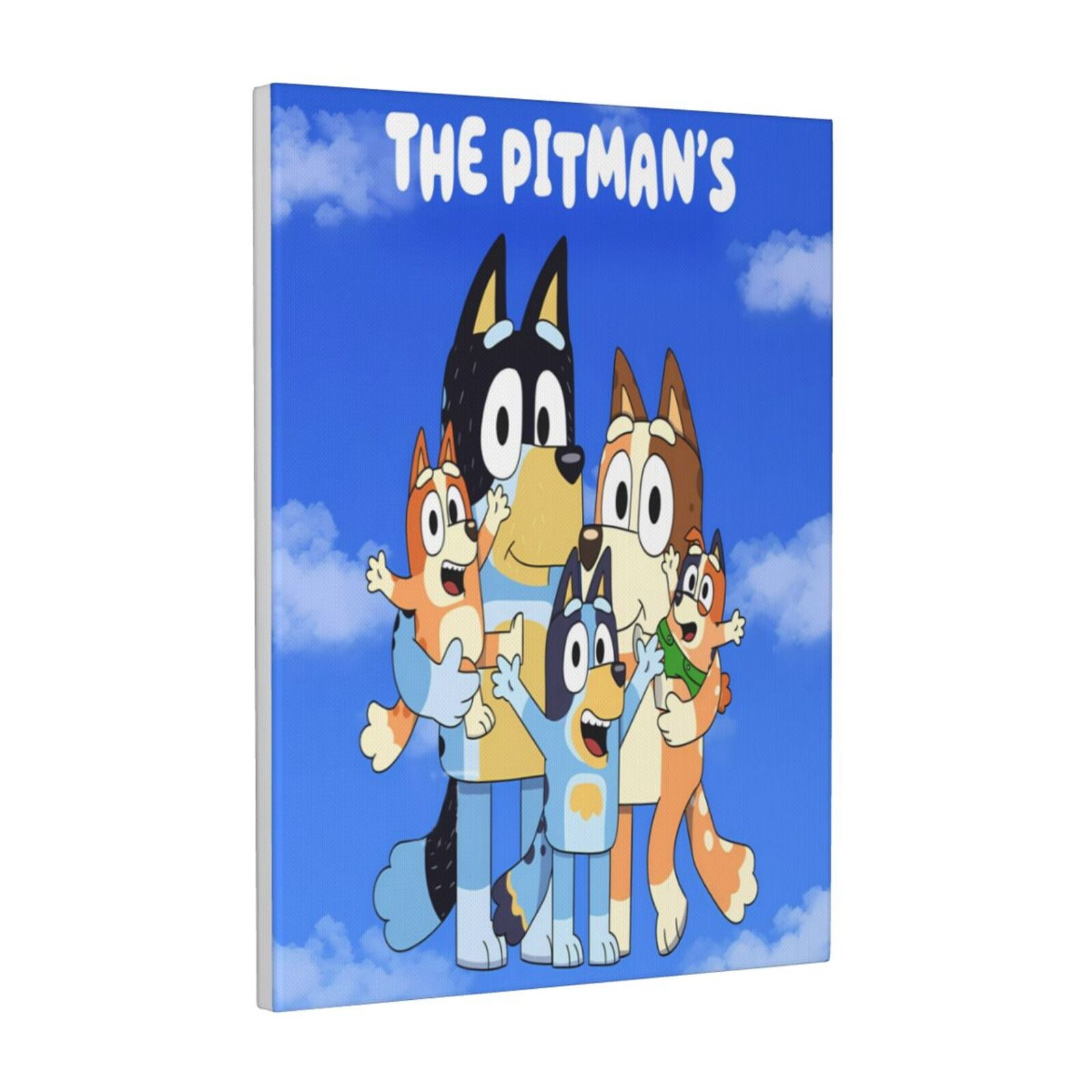 Bluey Canvas Painting