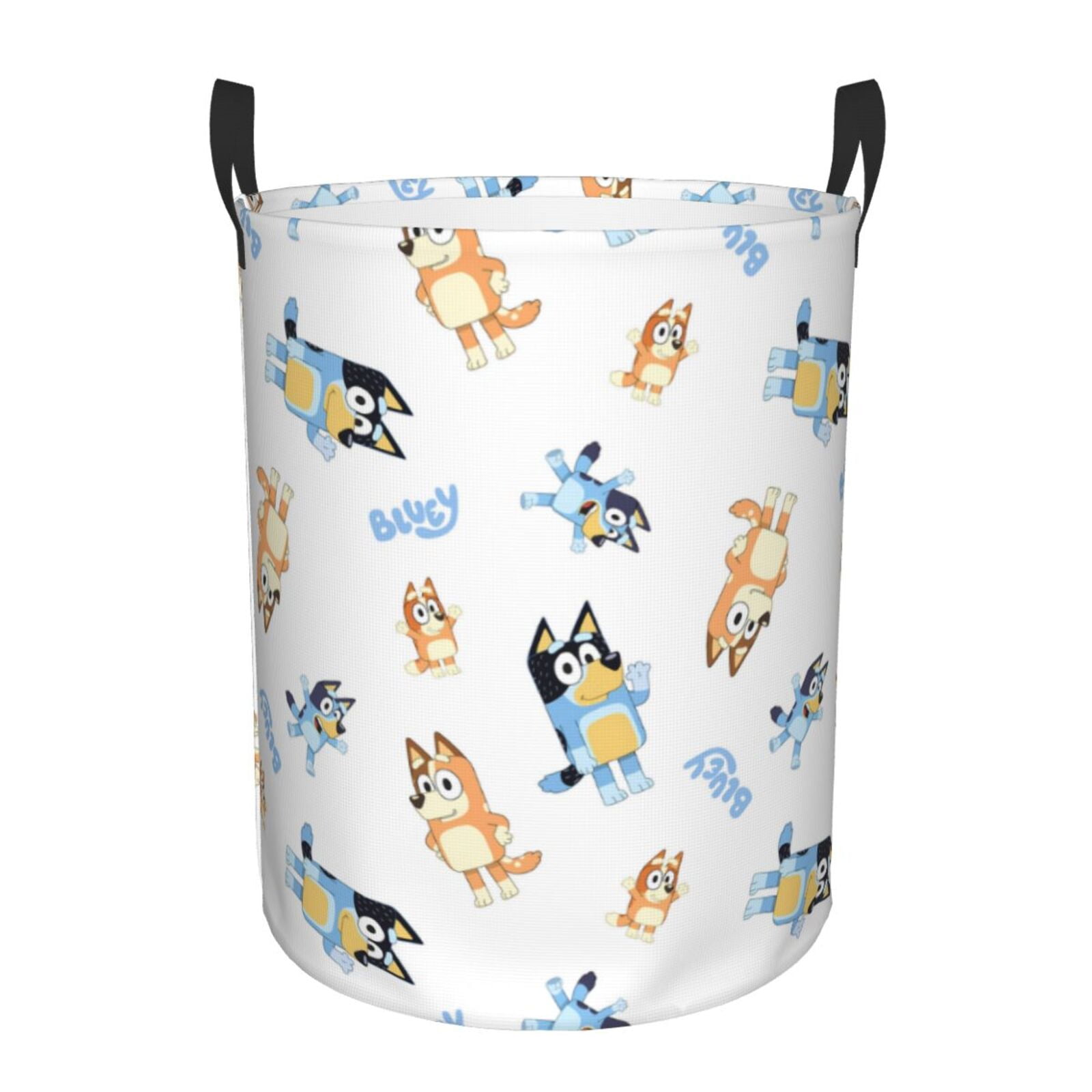 Japuie Bluey Print Large Storage Basket,Laundry Hamper,Collapsible ...