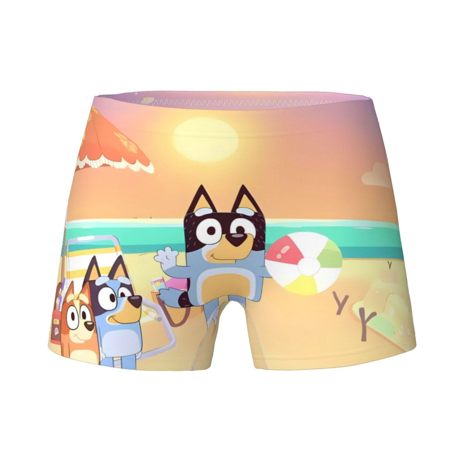 Japuie Bluey Print Women's Cotton Boxer Briefs Underwear,Kids Boxer ...