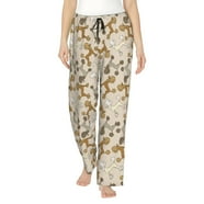 Cali1850 Women's Casual Linen Pants 32" Inseam Oceanside Drawstring ...