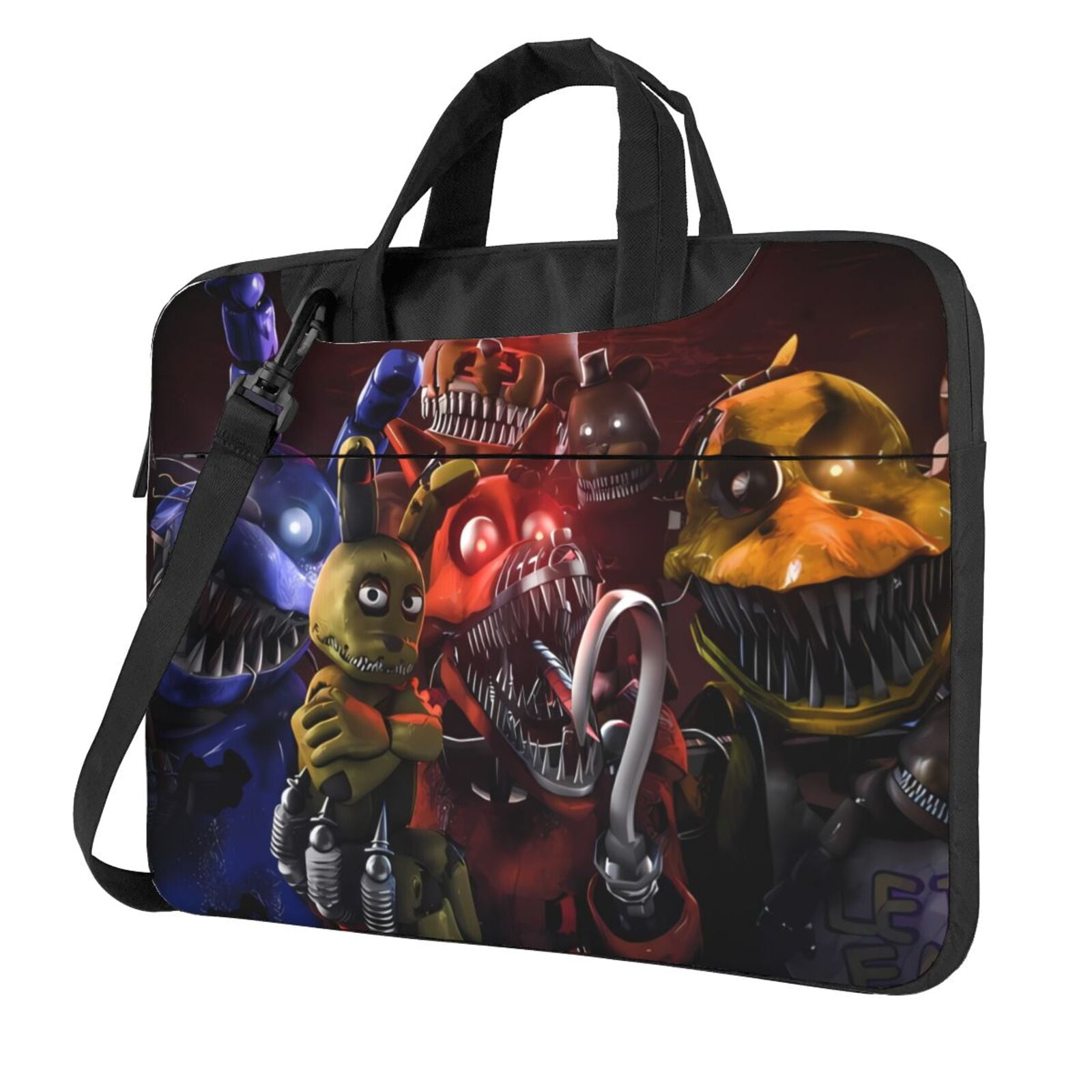 Japuie Five Nights At Freddy'S Print Laptop Shoulder Bag,Messenger ...