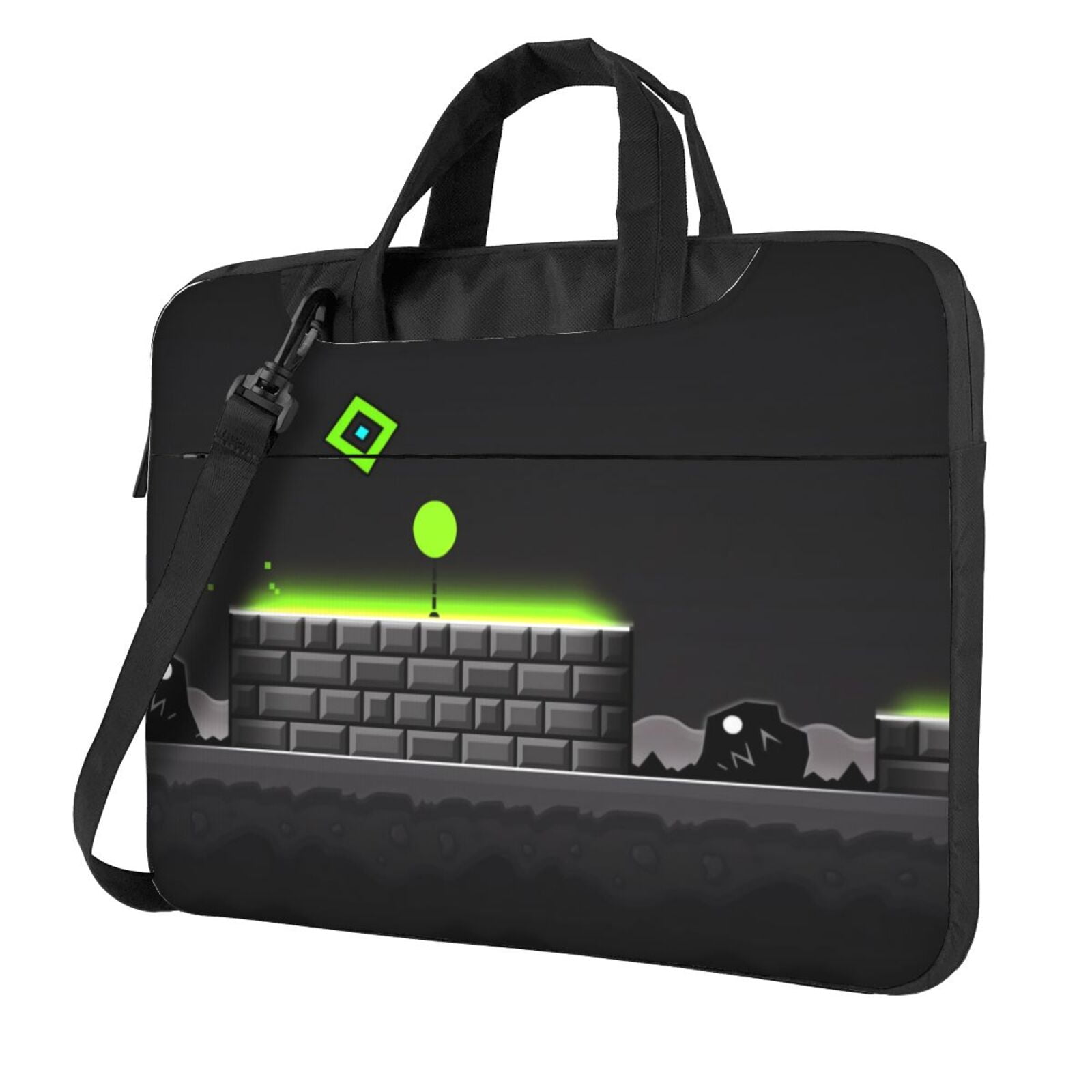 Japuie Geometry Dash Print Laptop Shoulder Bag,Messenger Shoulder Bag ...