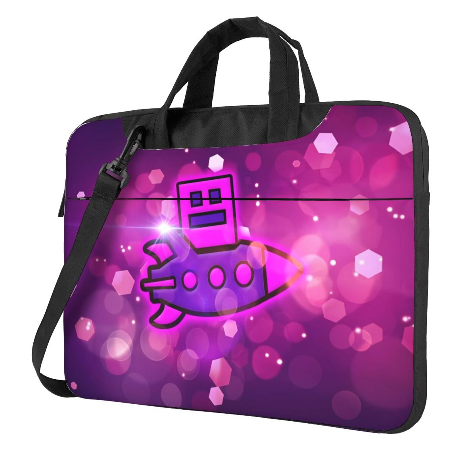 Japuie Geometry Dash Print Laptop Shoulder Bag,Messenger Shoulder Bag ...