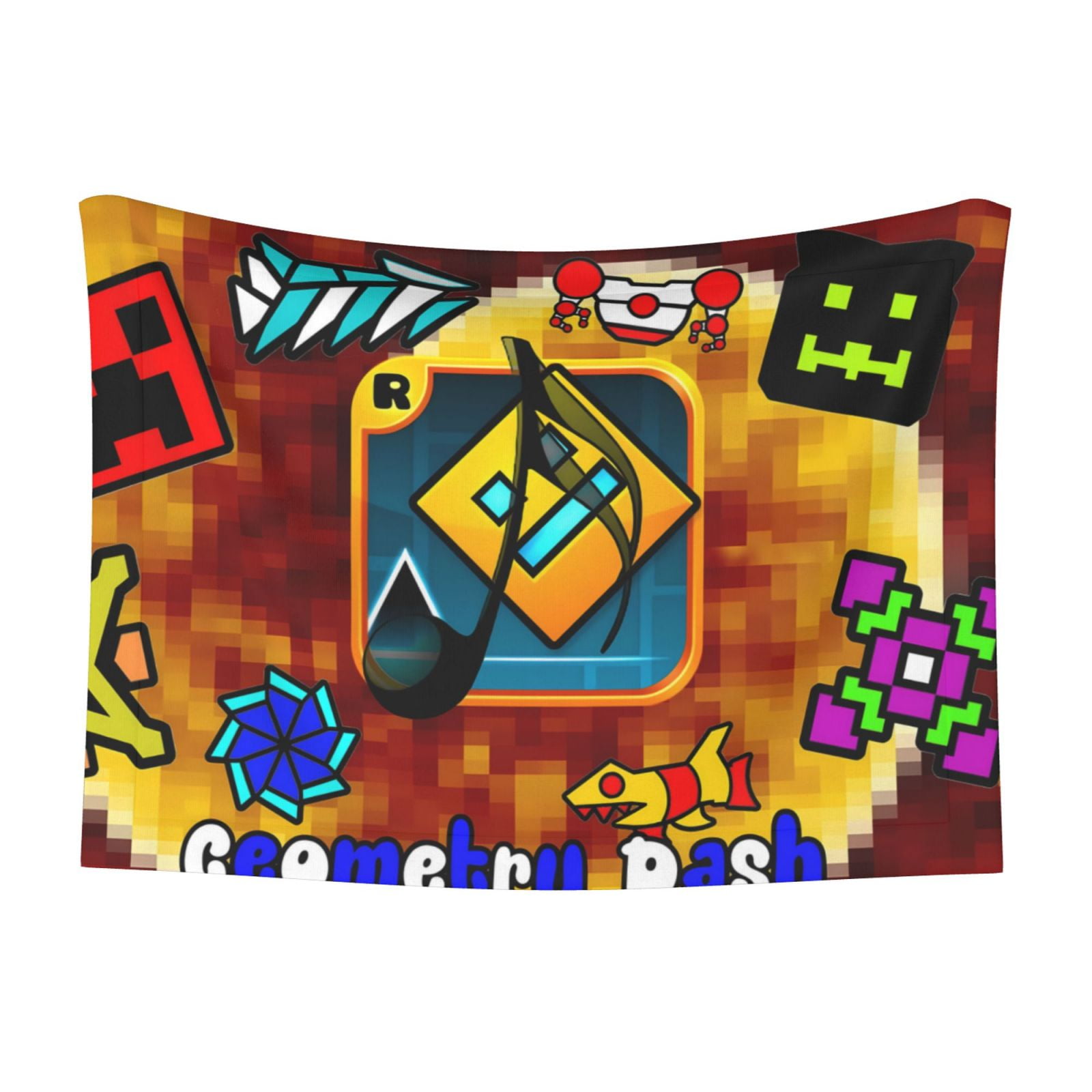 Japuie Geometry Dash Print Pet Blankets for Small Dogs And Small Cat ...