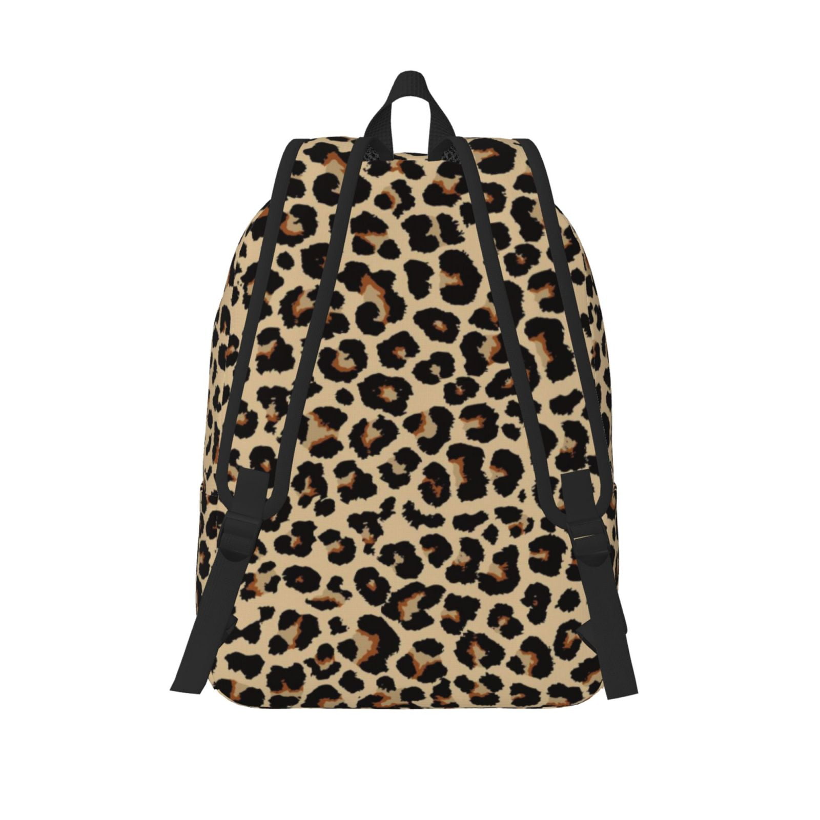 Japuie Leopard Print-1 Durable Canvas Laptop Backpack - Water-Resistant ...
