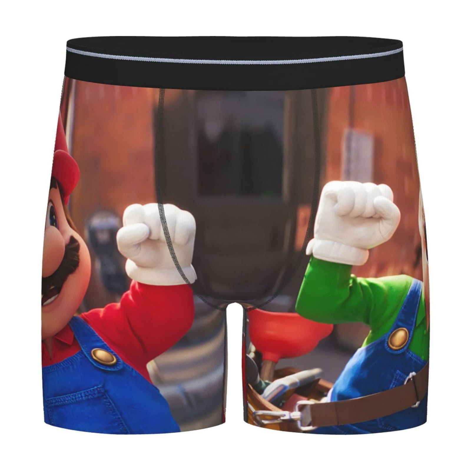 Japuie Mario Print Boxer Briefs for Men,Tagless Underwear for Men,Men’s ...