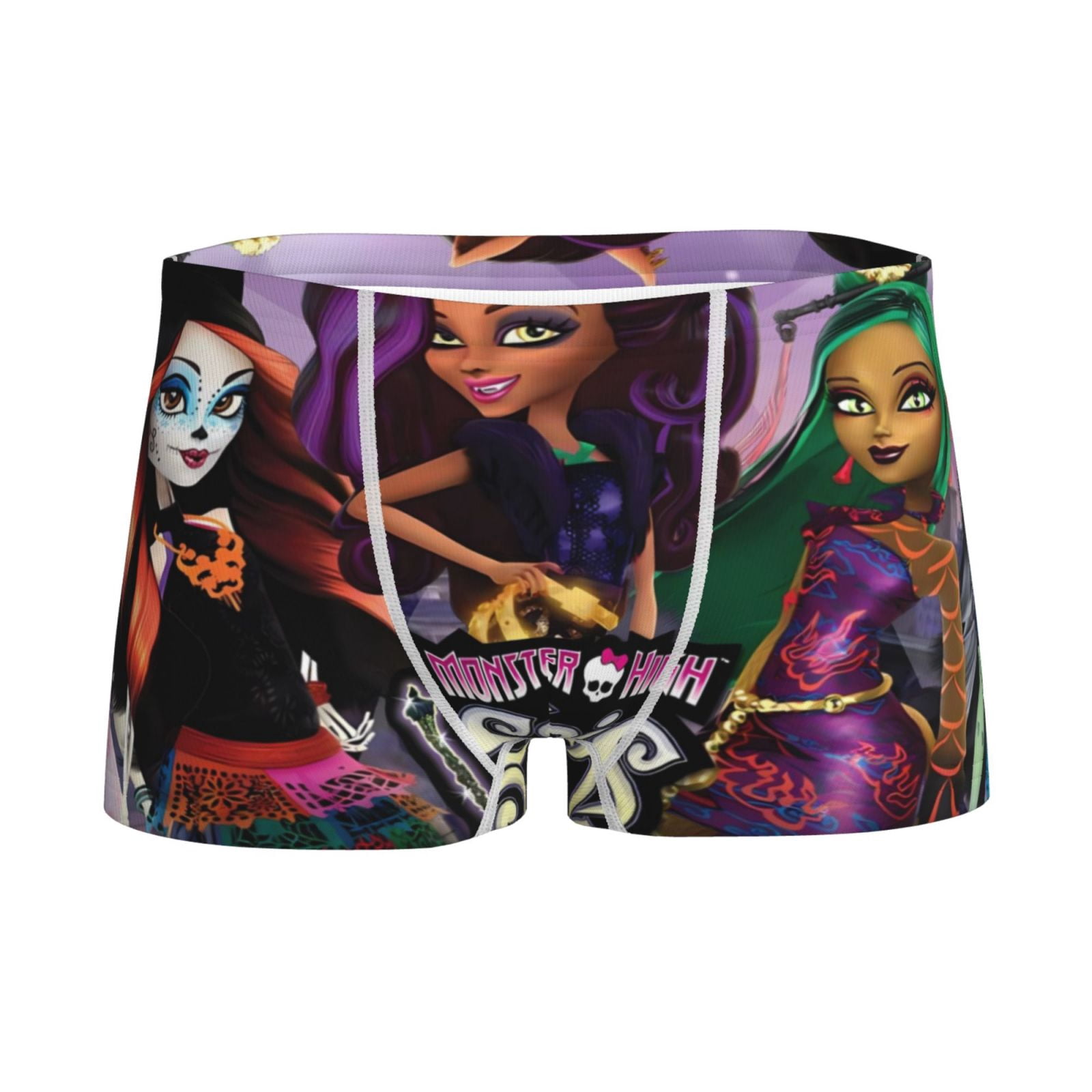 Japuie Monster High Print Boy’s Boxer Briefs,Boys' Underwear Anti chafe ...