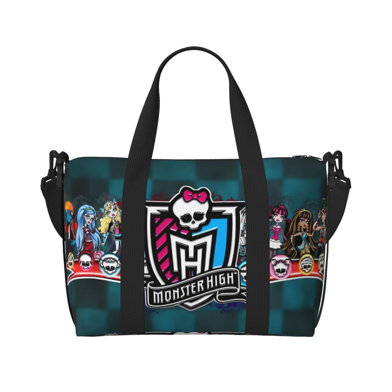 Japuie Monster High Print Travel Duffel Bag,Shoulder Weekender ...