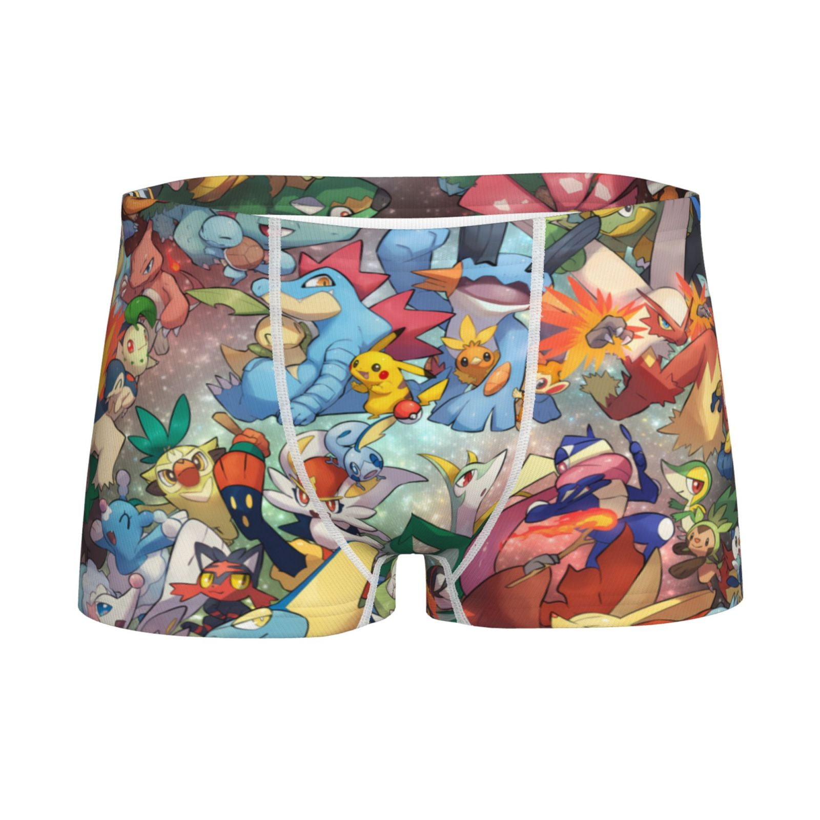 Japuie Pokemon Print Boy’s Boxer Briefs,Boys' Underwear Anti chafe ...
