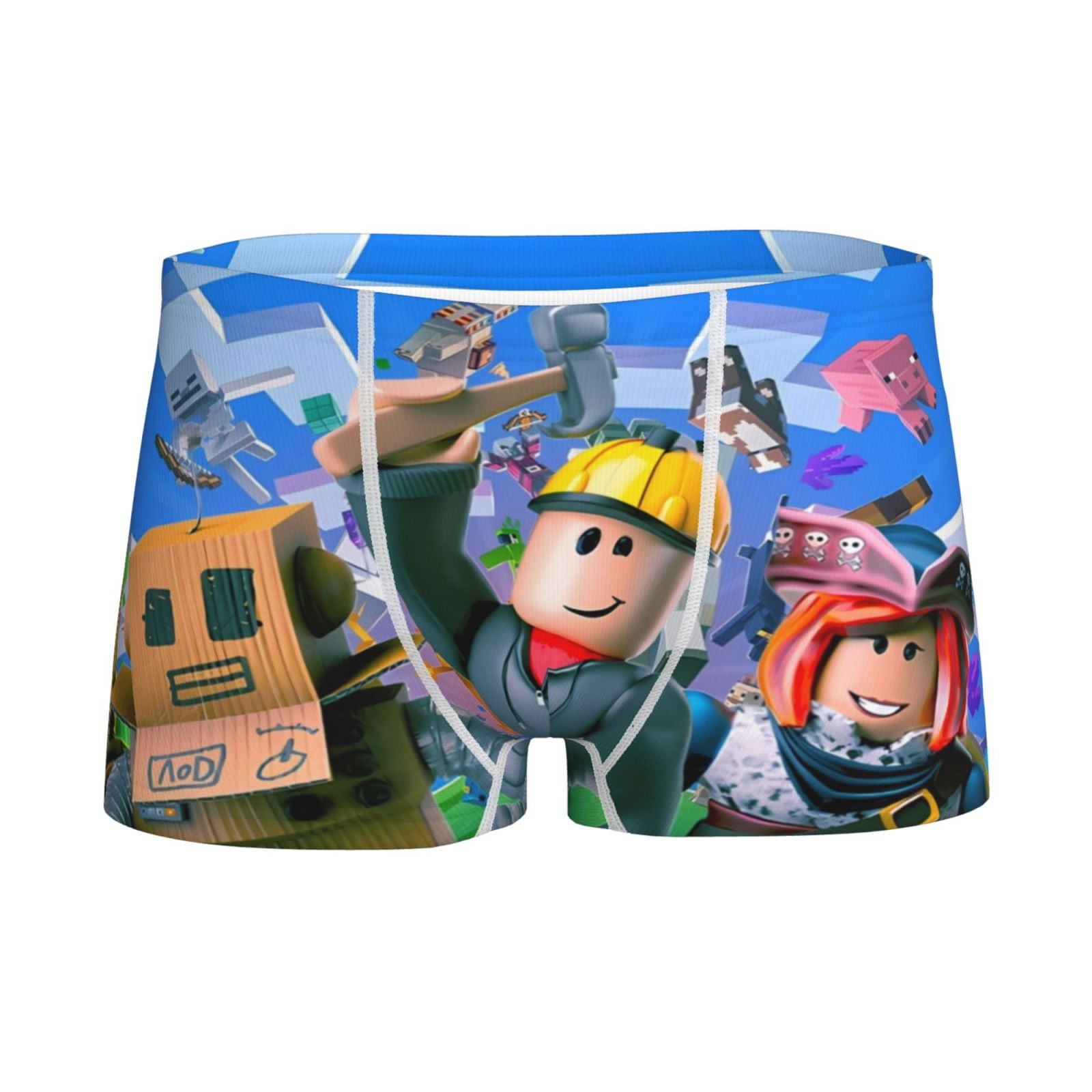 Japuie Roblox Print Boy’s Boxer Briefs,Boys' Underwear Anti chafe Boxer ...