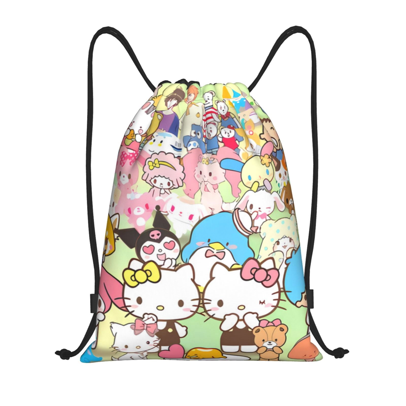 Japuie Sanrio Print Drawstring Backpack,Drawstring Bags, Draw String ...
