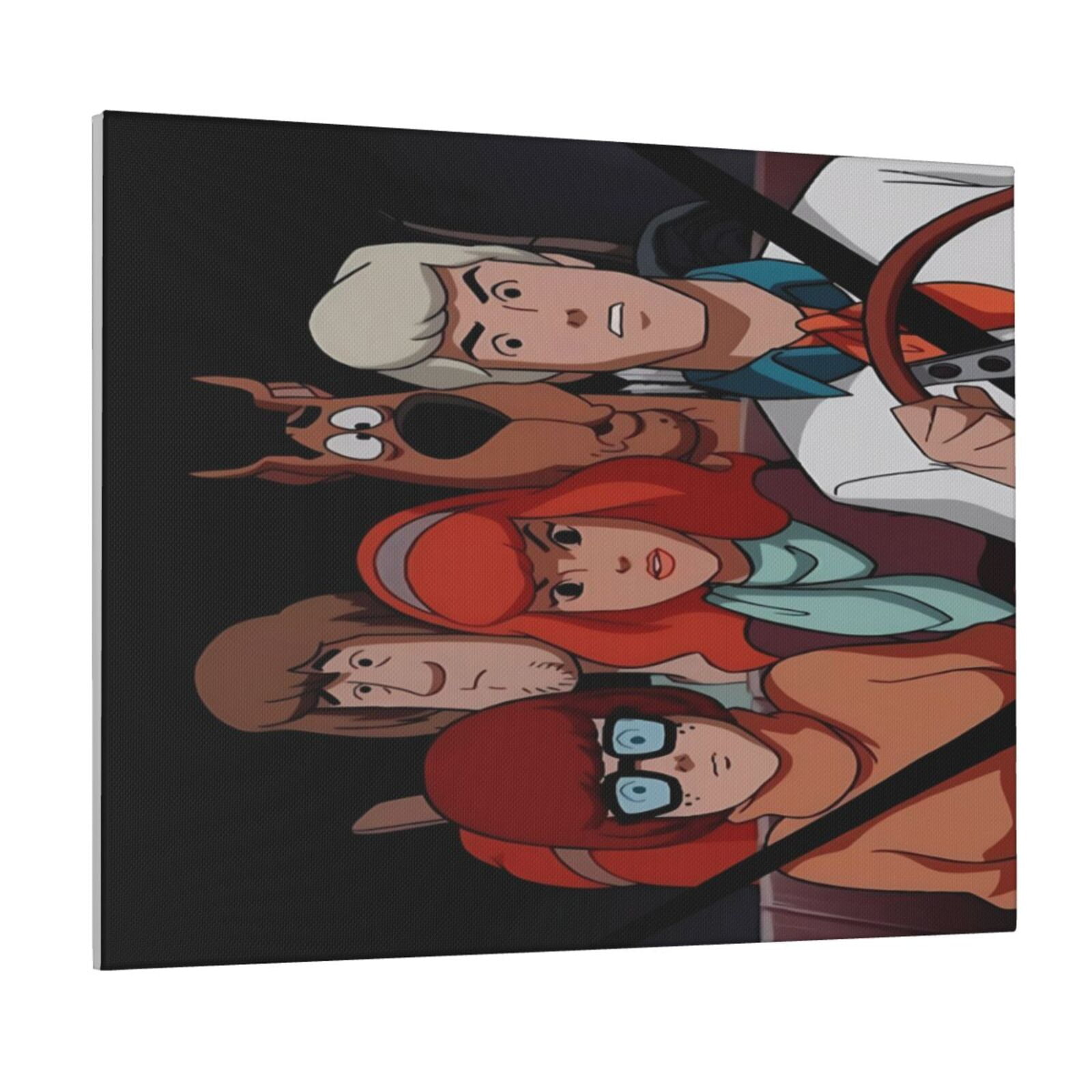 Japuie Scooby-Doo Print Canvas Wall Decor,Modern Wall Art Decorative ...