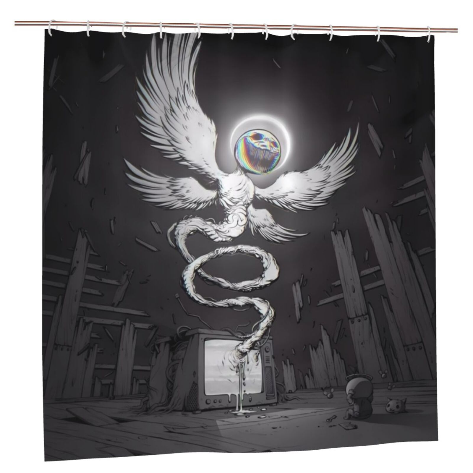 Japuie The Binding of Isaac Print Waterproof Shower Curtain 72x72 Inch ...