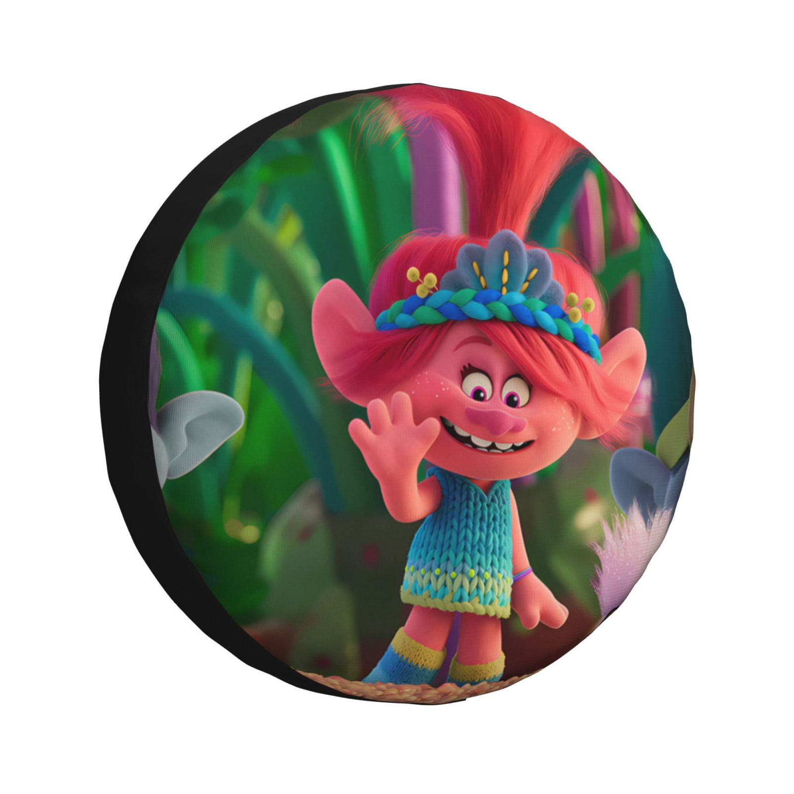 Japuie Trolls Band Together Print Waterproof Spare Tire Covers, UV ...