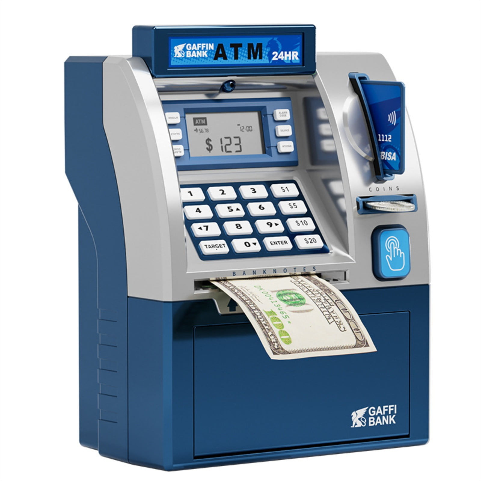 Jar ATM Toys Smart Card Swiping Bank with In and Out Feature Counting ...