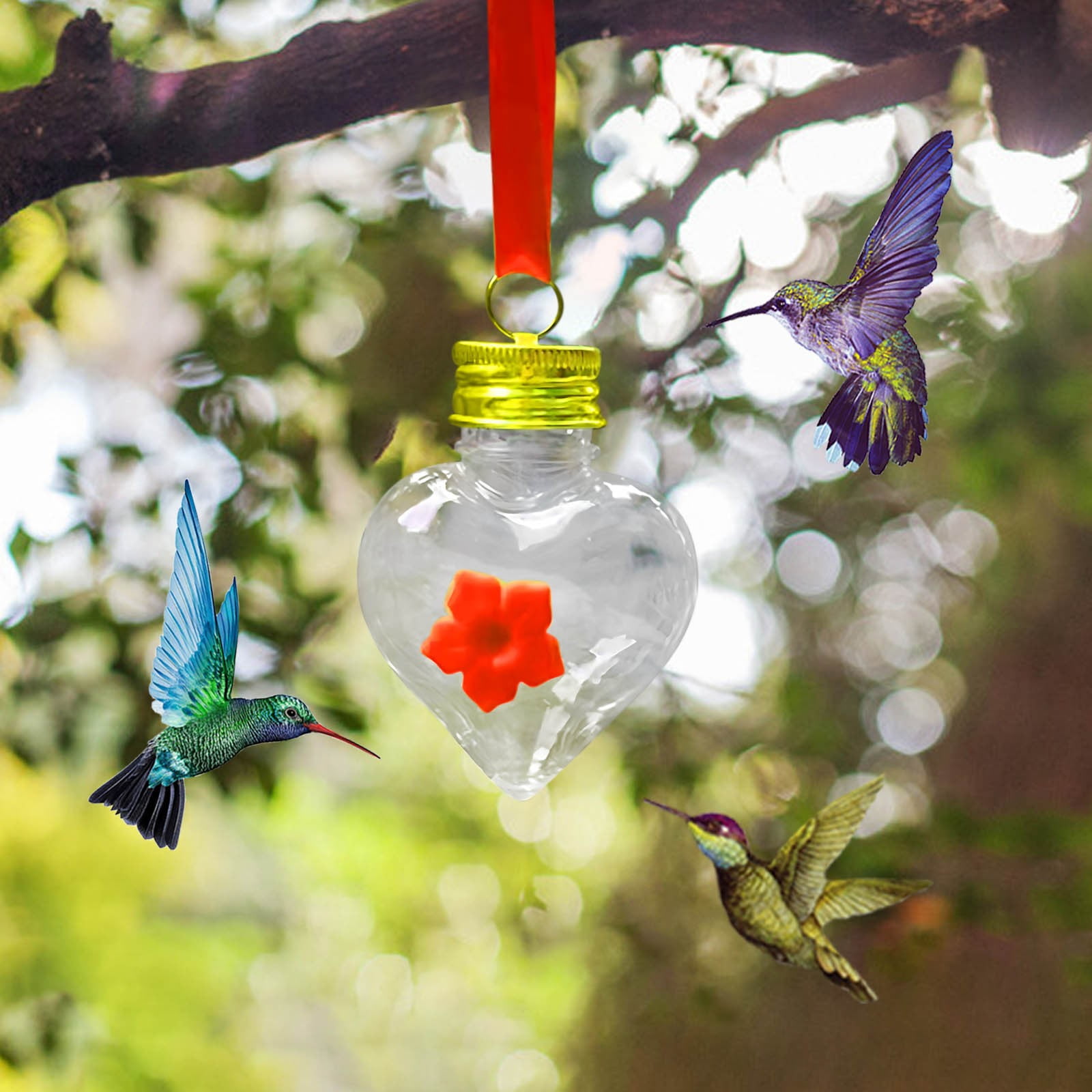 Jar Bird Feeder Hanging Hummingbird Feeder Bottle Bird Feeder - Walmart.com