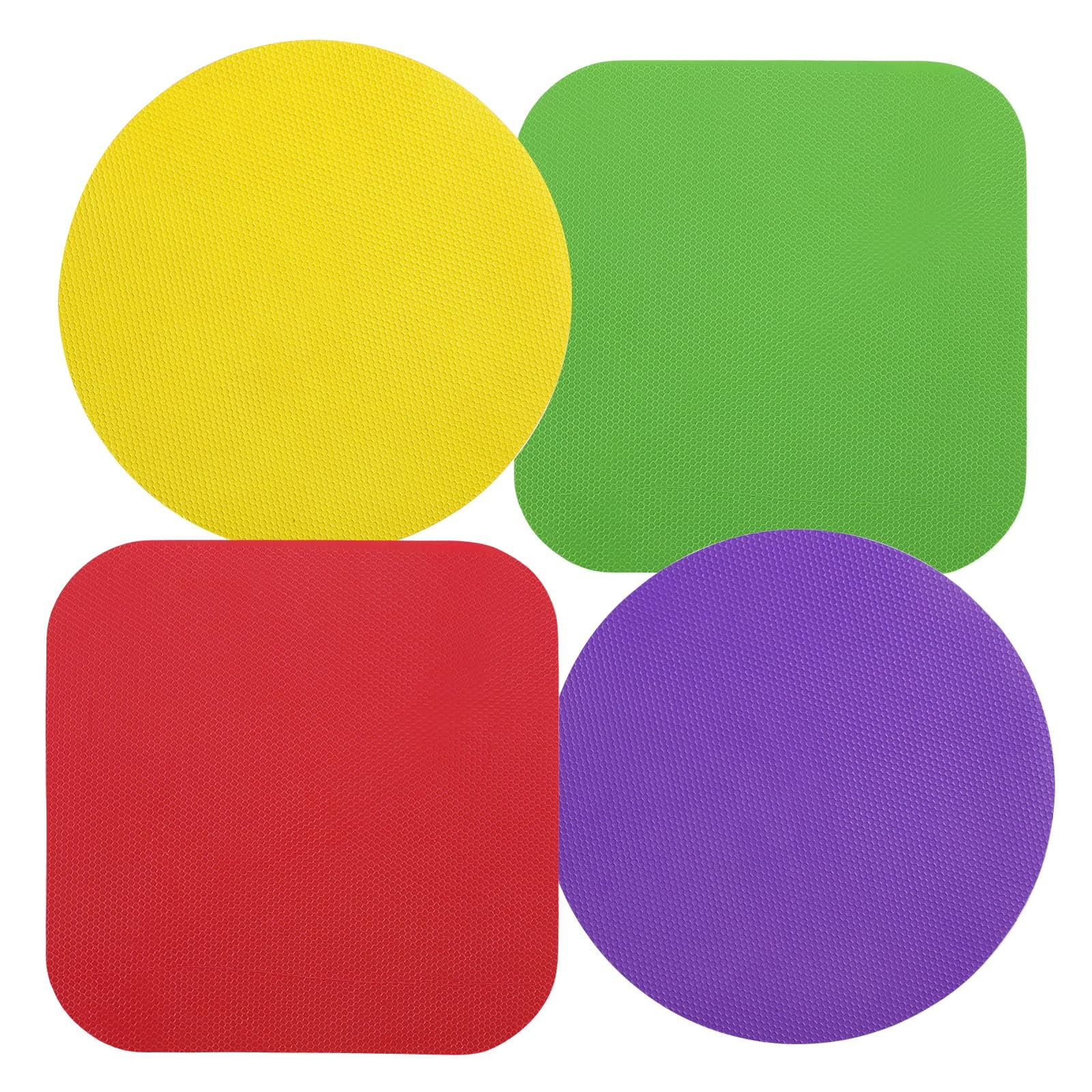 Jar Gripper Pads, MODANU Round Rubber Jar Gripper Pad Square Jar Opener ...