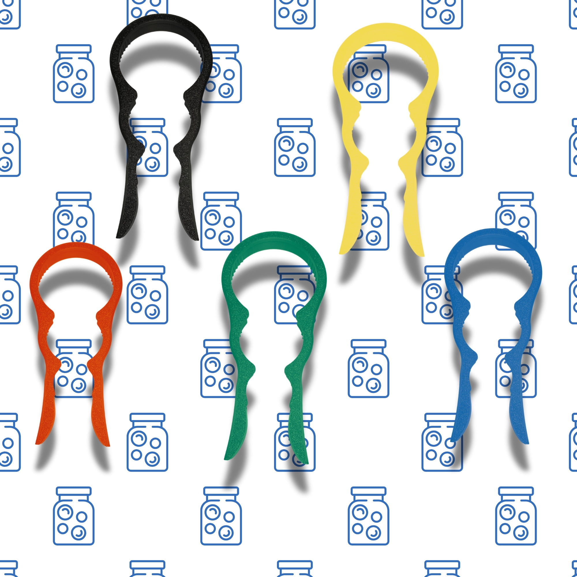 🛠️ Jar Lid Opener – 2 Pack (Red) | Effortless Lid Removal Strong Grip ...