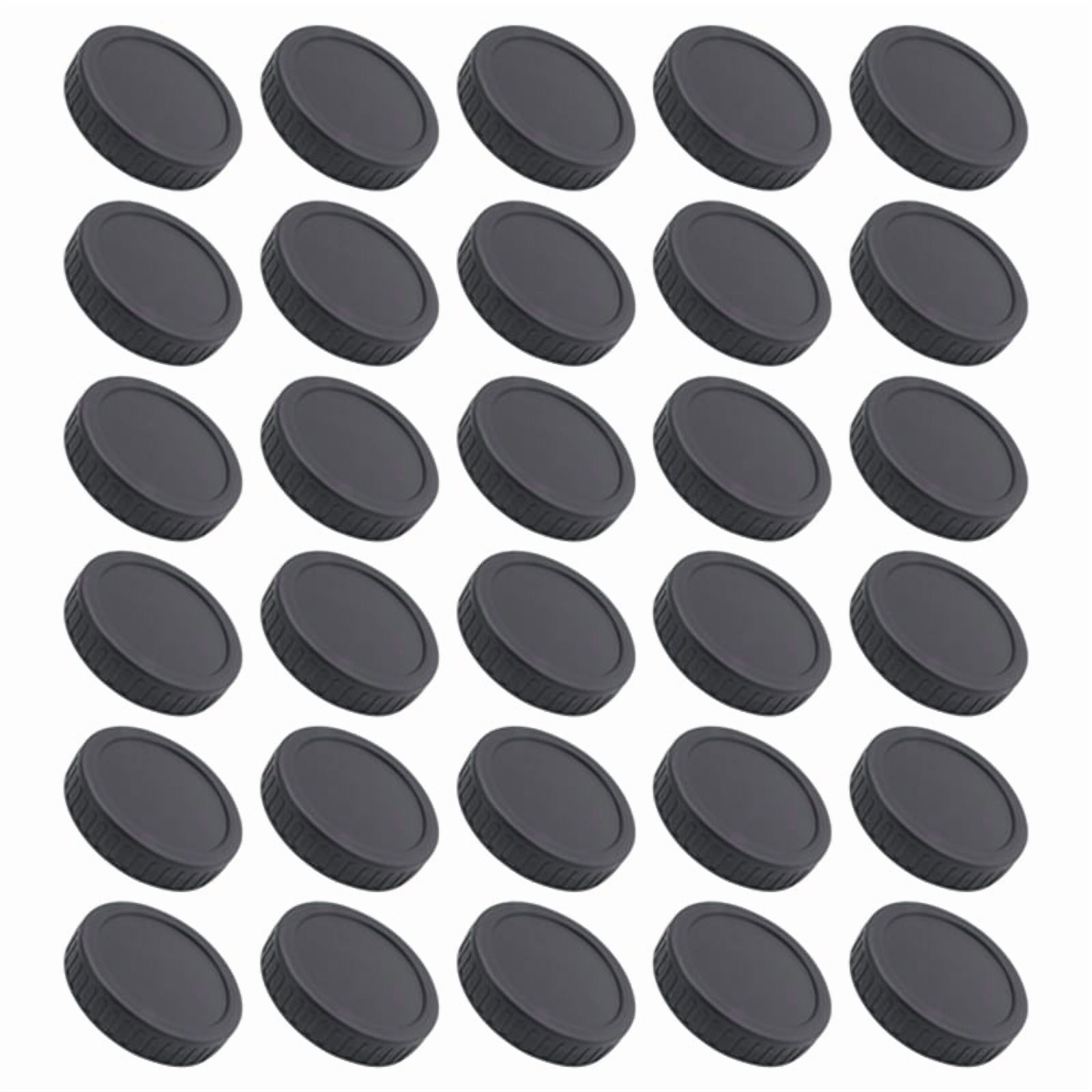 Jar Lids Plastic Storage Caps with Rubber Seal Replacement Plastic Lids ...
