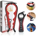 Jar Opener Bottle Opener for Weak Hands, 5 in 1 Multi Function Can Opener Bottle Opener Kit with ...