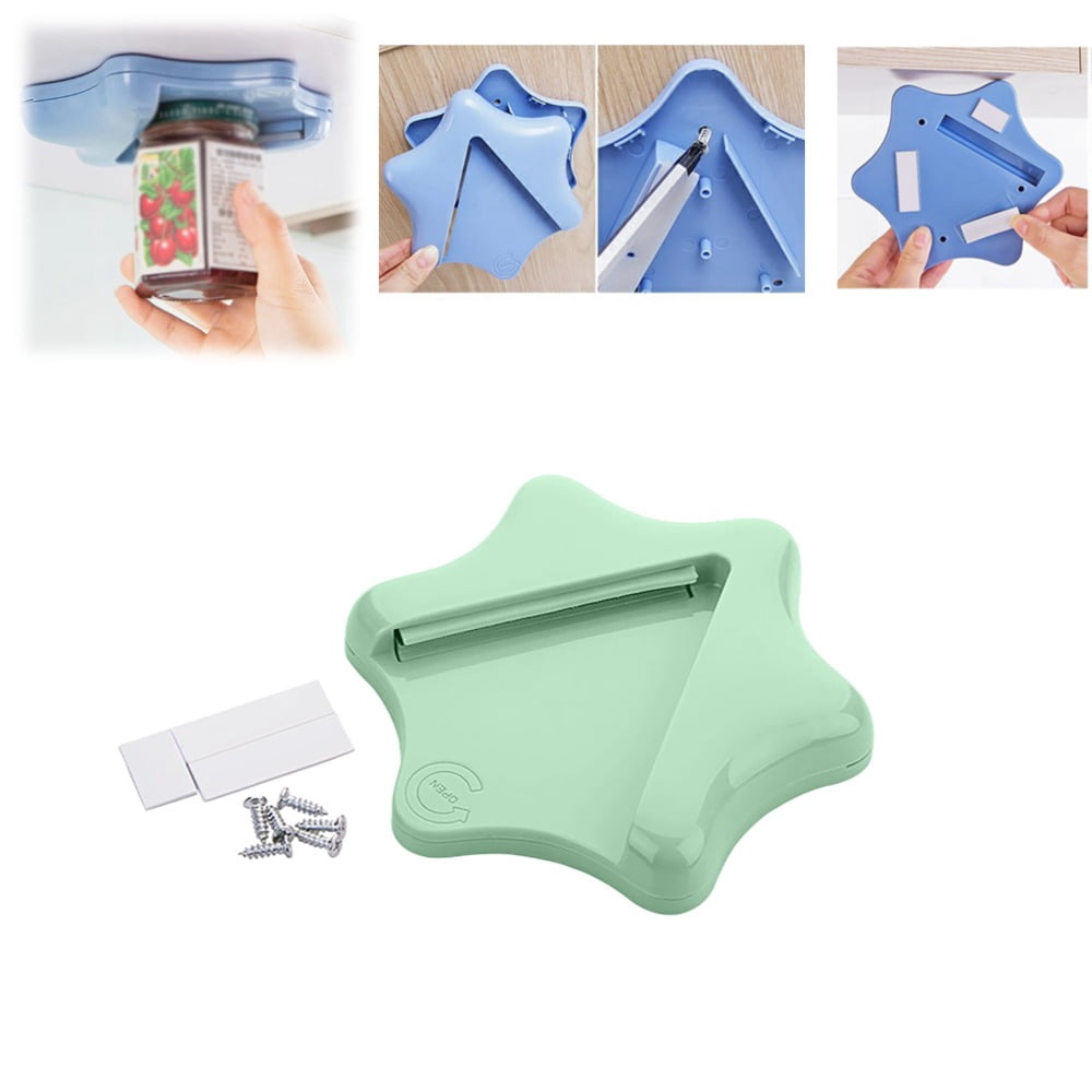 Jar Opener | Original Under Cabinet Jar Lid & Bottle Opener, Effortless ...