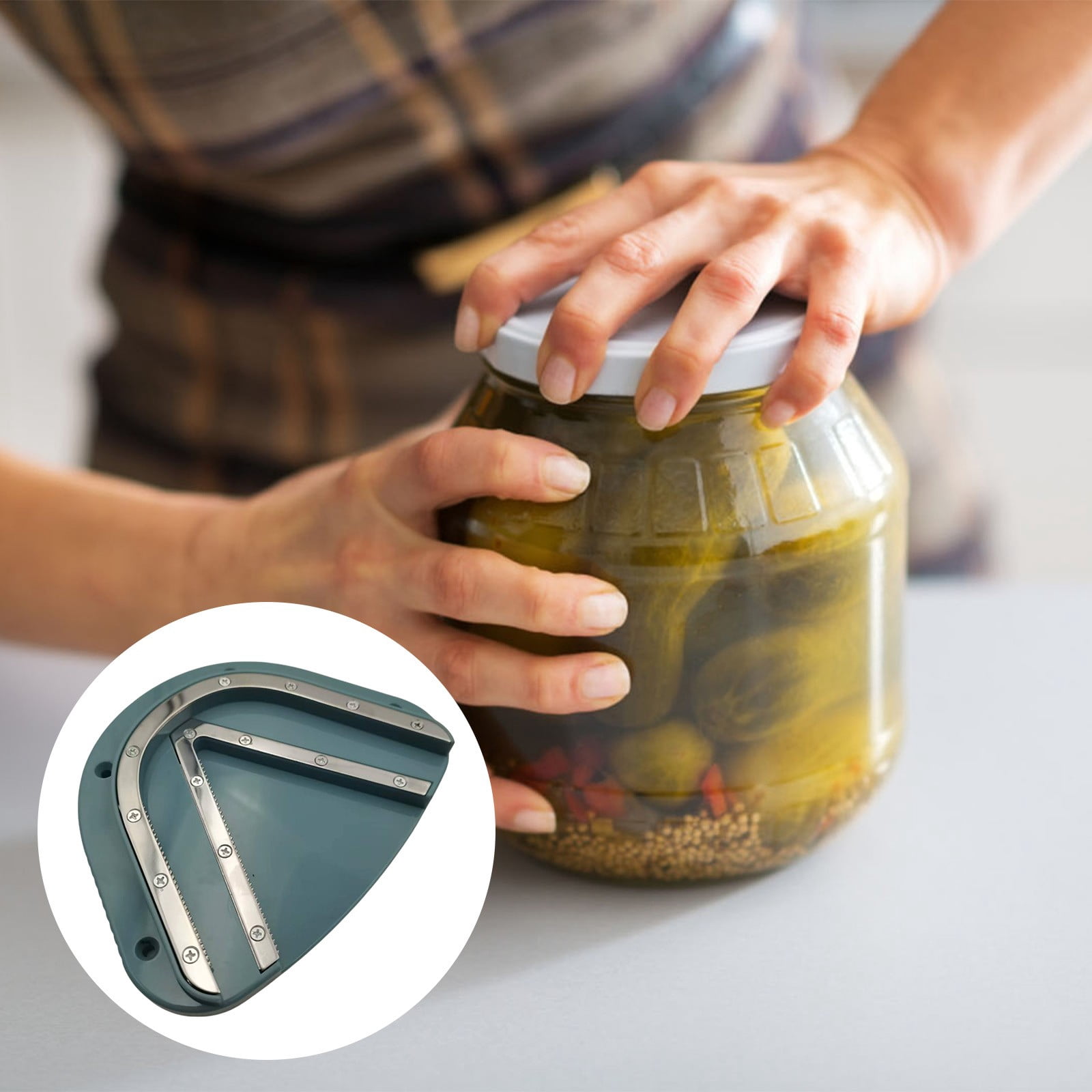 Jar Opener for Weak Hand & Seniors with Arthritis,Easy Twist Off Bottle ...