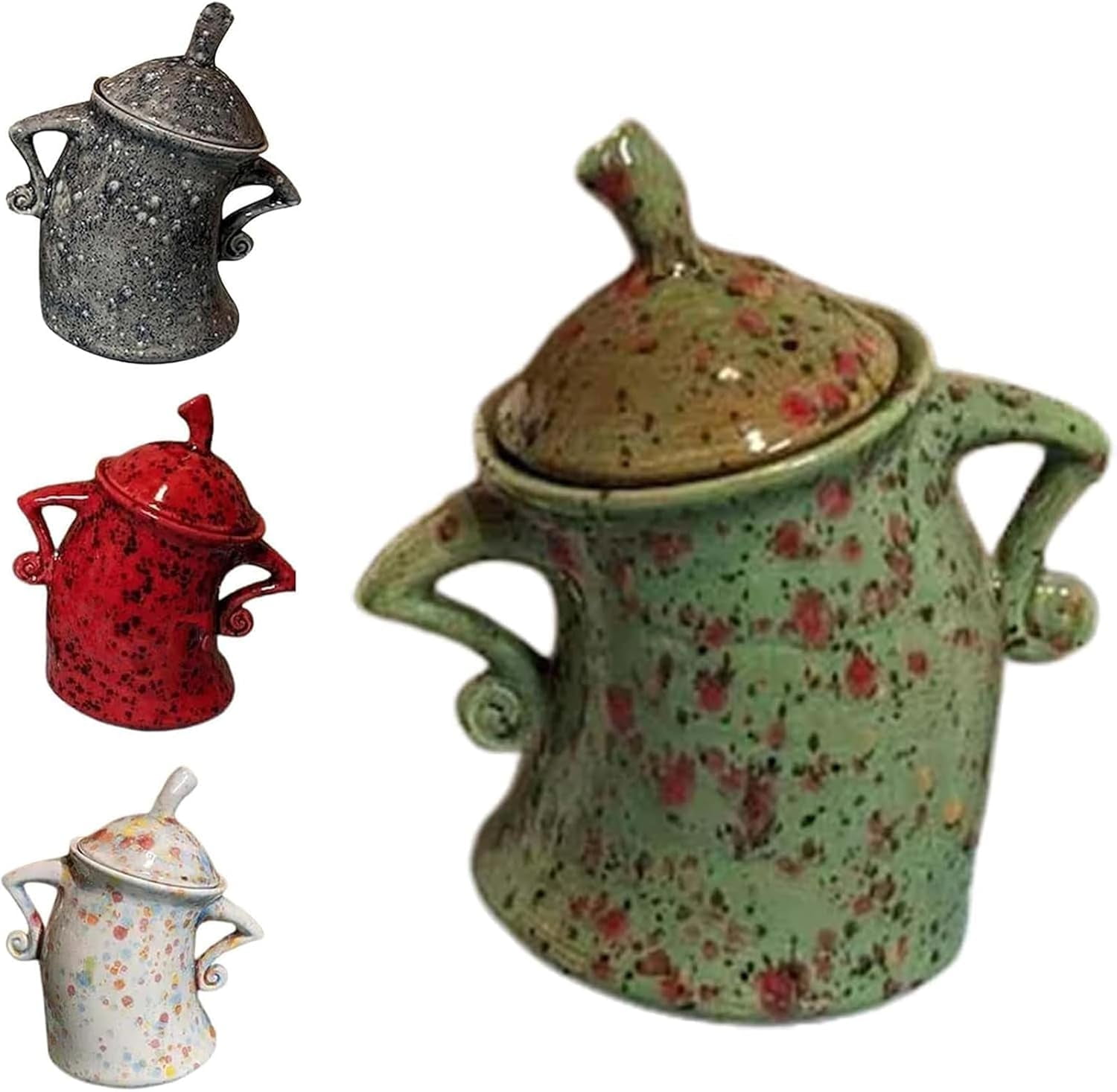 Jar with Attitude: Cute Sassy Tea Pot Storage Canister with Ceramics ...