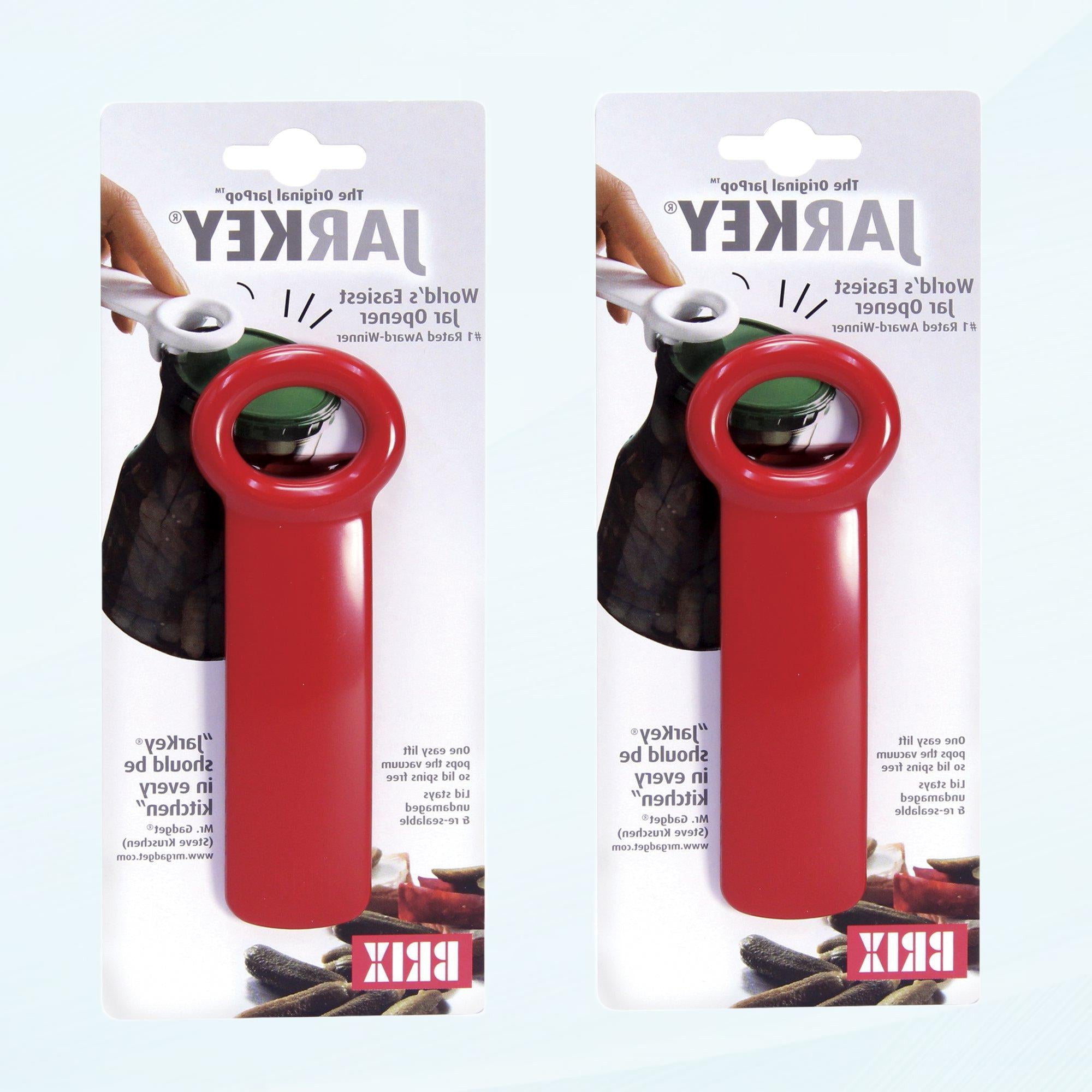 JarKey Original Easy Jar Key Bottle Opener, Set of 2, Red - Walmart.com