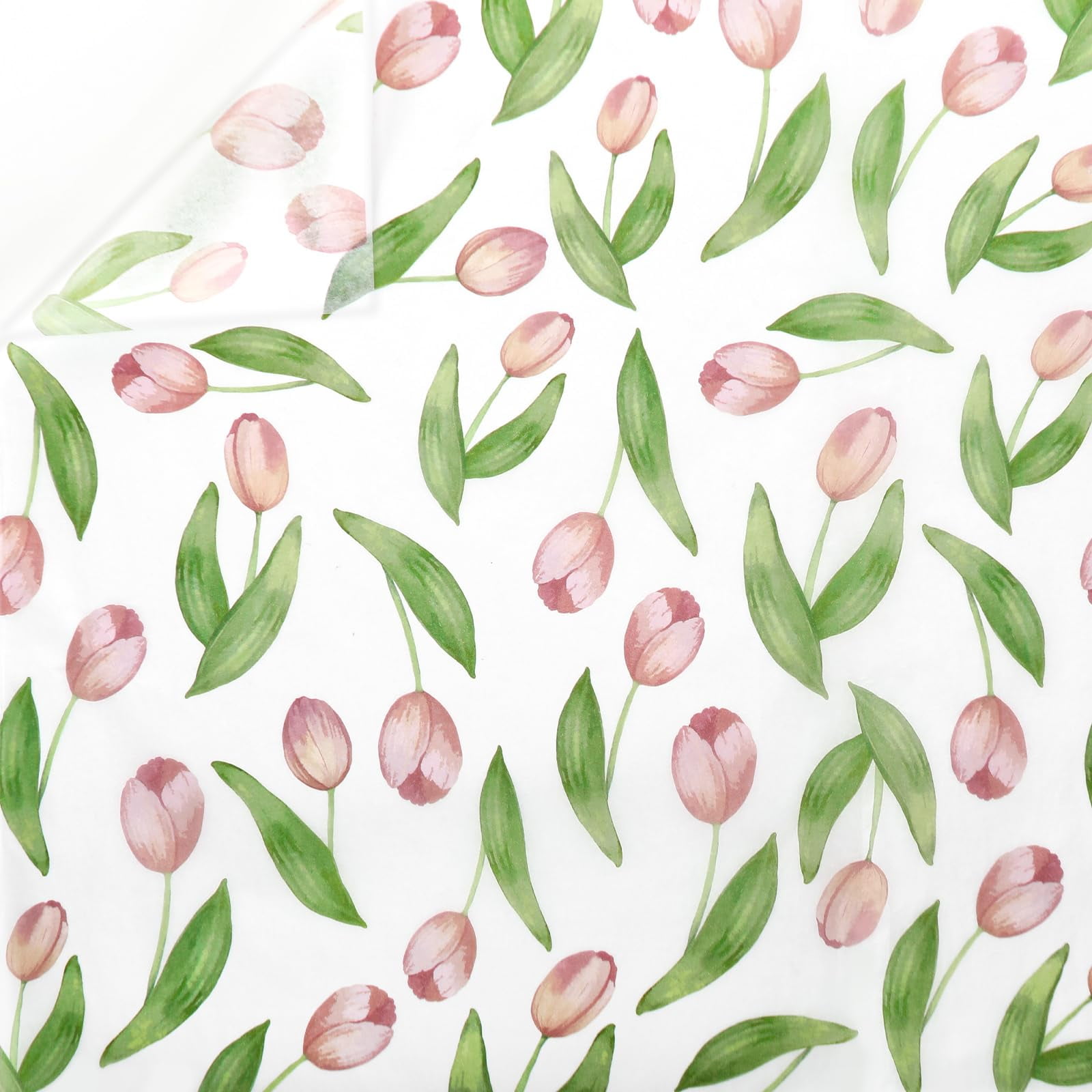 JarThenaAMCS 60 Sheets Spring MMF7 Tissue Paper Tulip Gift Wrapping ...