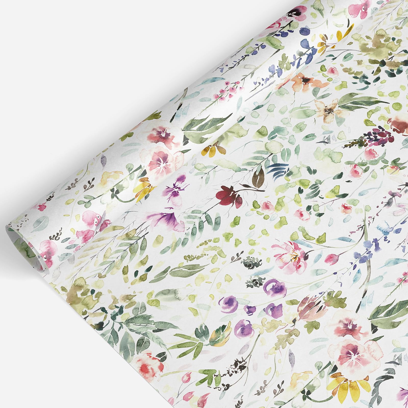 JarThenaAMCS Wildflower Wrapping Paper -Mini Roll- AIS1 17 Inch x 32 ...