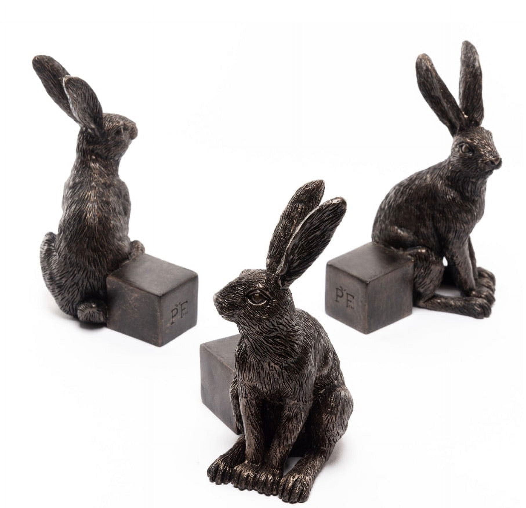 Jardinopia Potty Feet Hare Figures Plant Pot Feet - Handmade Decorative ...