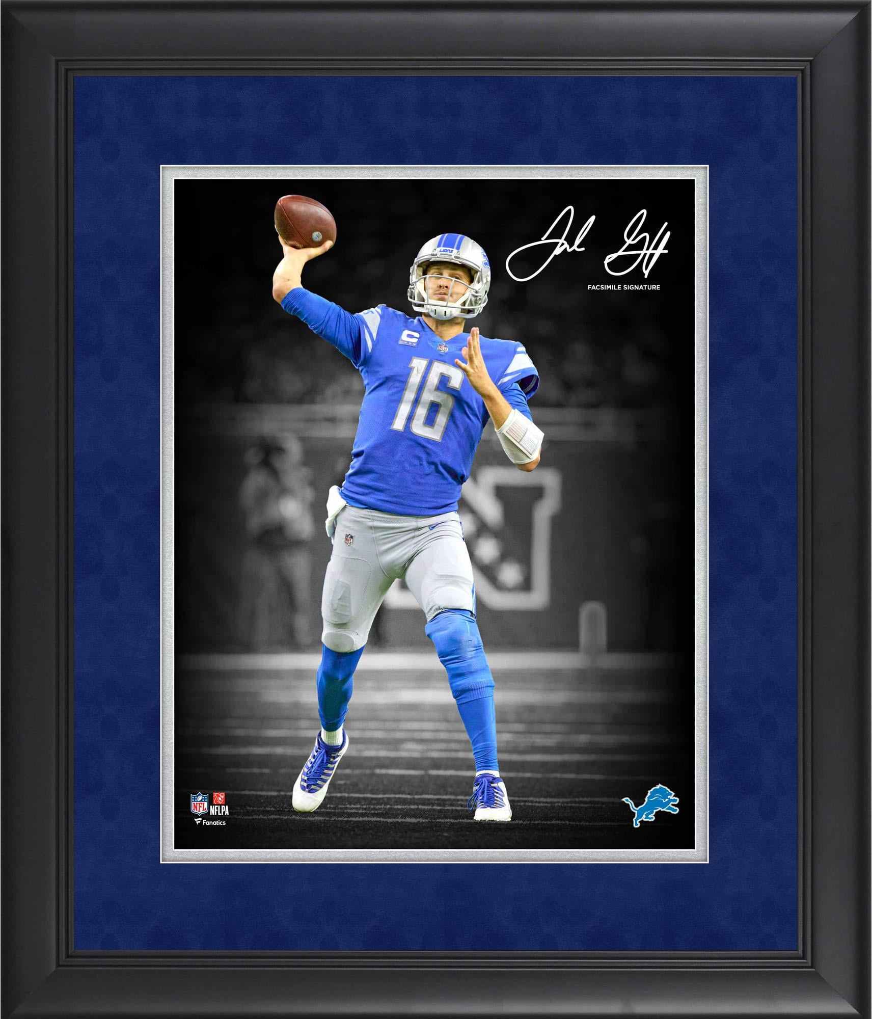Jared Goff Detroit Lions Framed 11" x 14" Spotlight Photograph ...