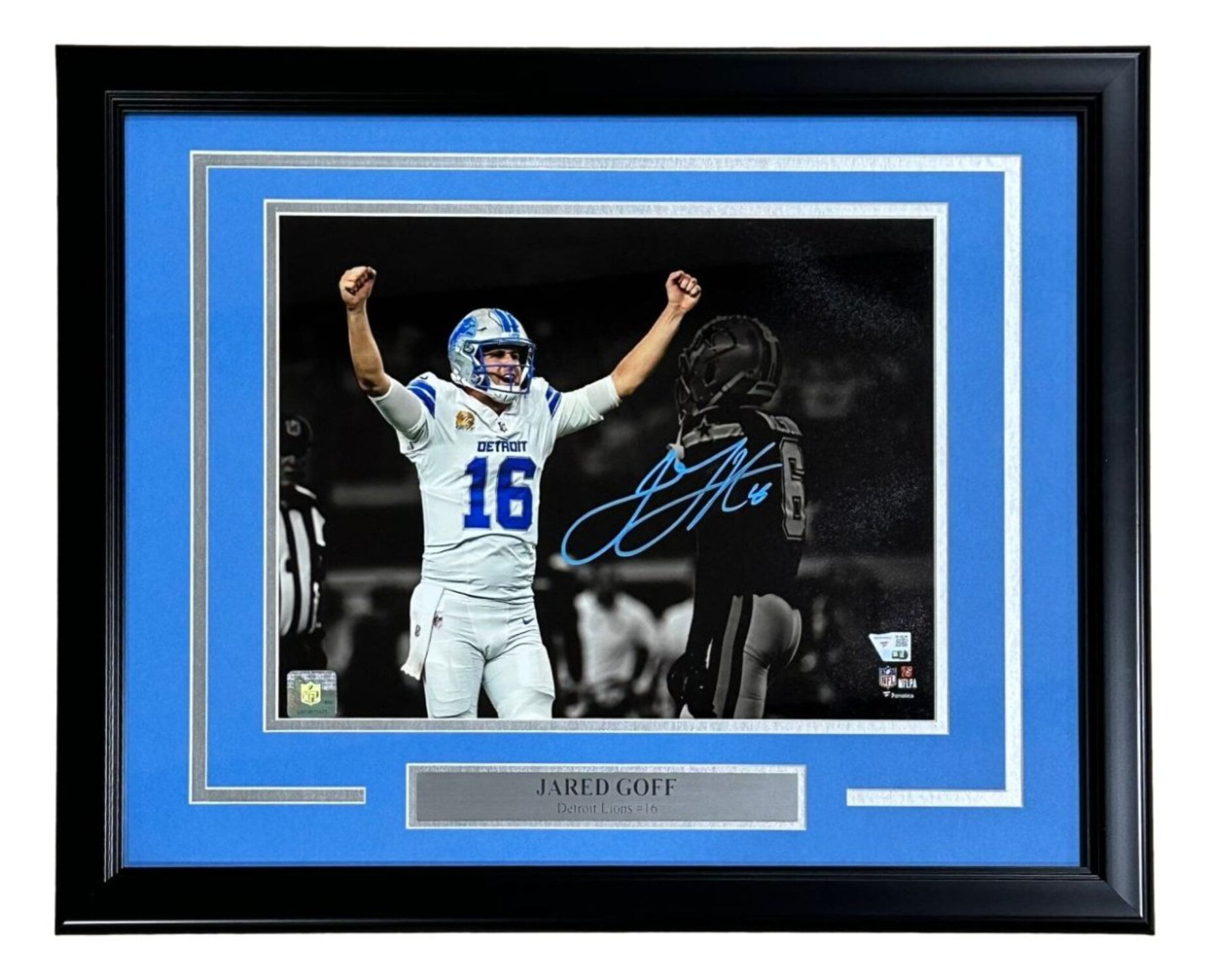 Jared Goff Signed Framed 11x14 Detroit Lions Spotlight Photo Fanatics ...