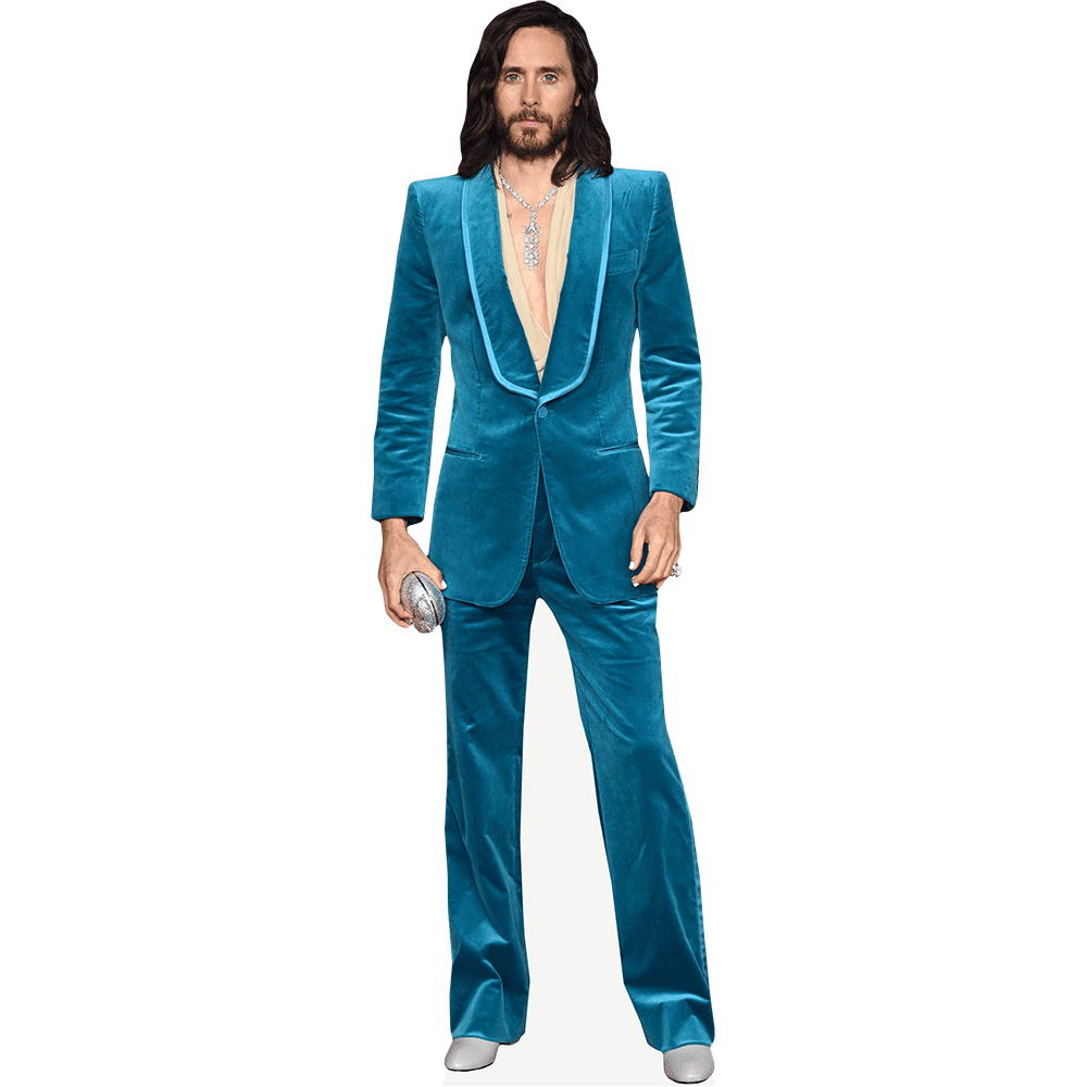 Jared Leto (Blue Suit) Lifesize Cardboard Cutout Standee - Walmart.com