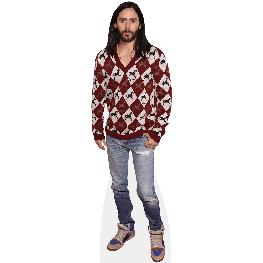 Jared Leto (Casual) Lifesize Cardboard Cutout Standee - Walmart.com