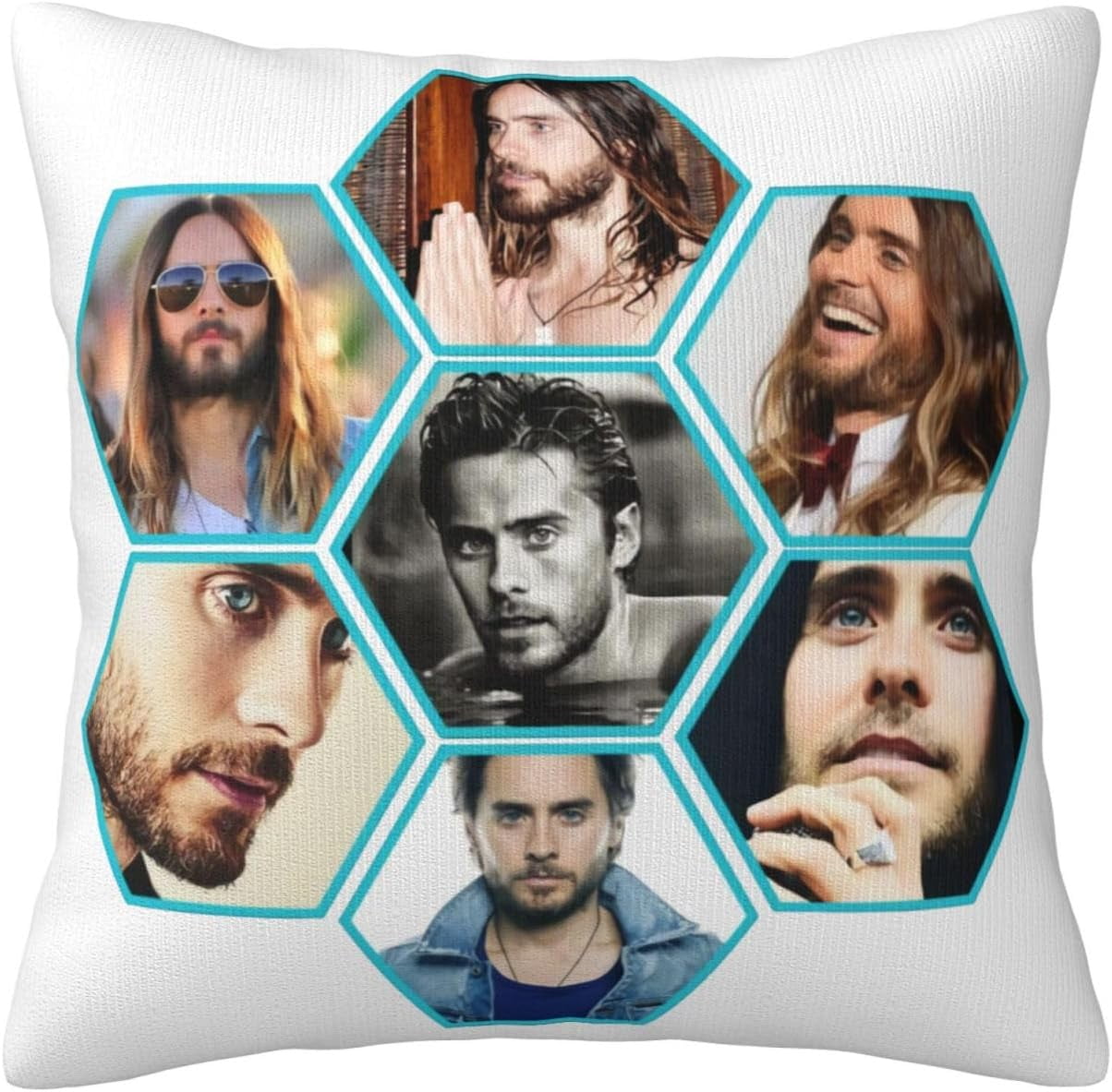 Jared Leto Pillow Covers 18 X 18 Inch Decorative Throw Cushion Cases ...