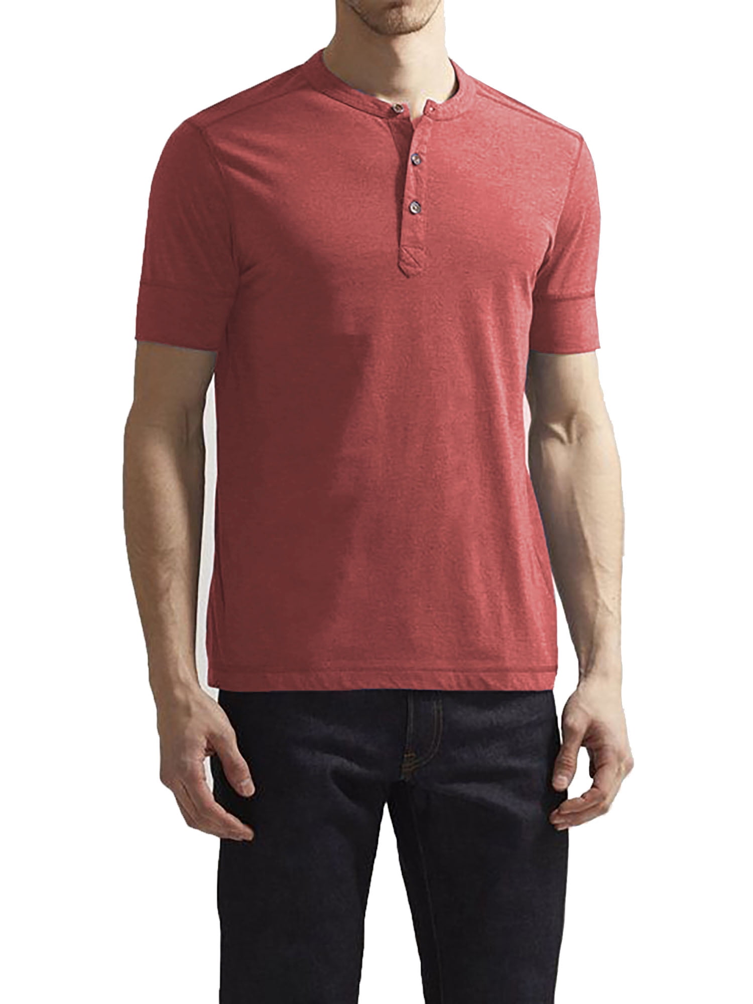 Jared Men's Short Sleeve Bicep Henley Shirt - Walmart.com
