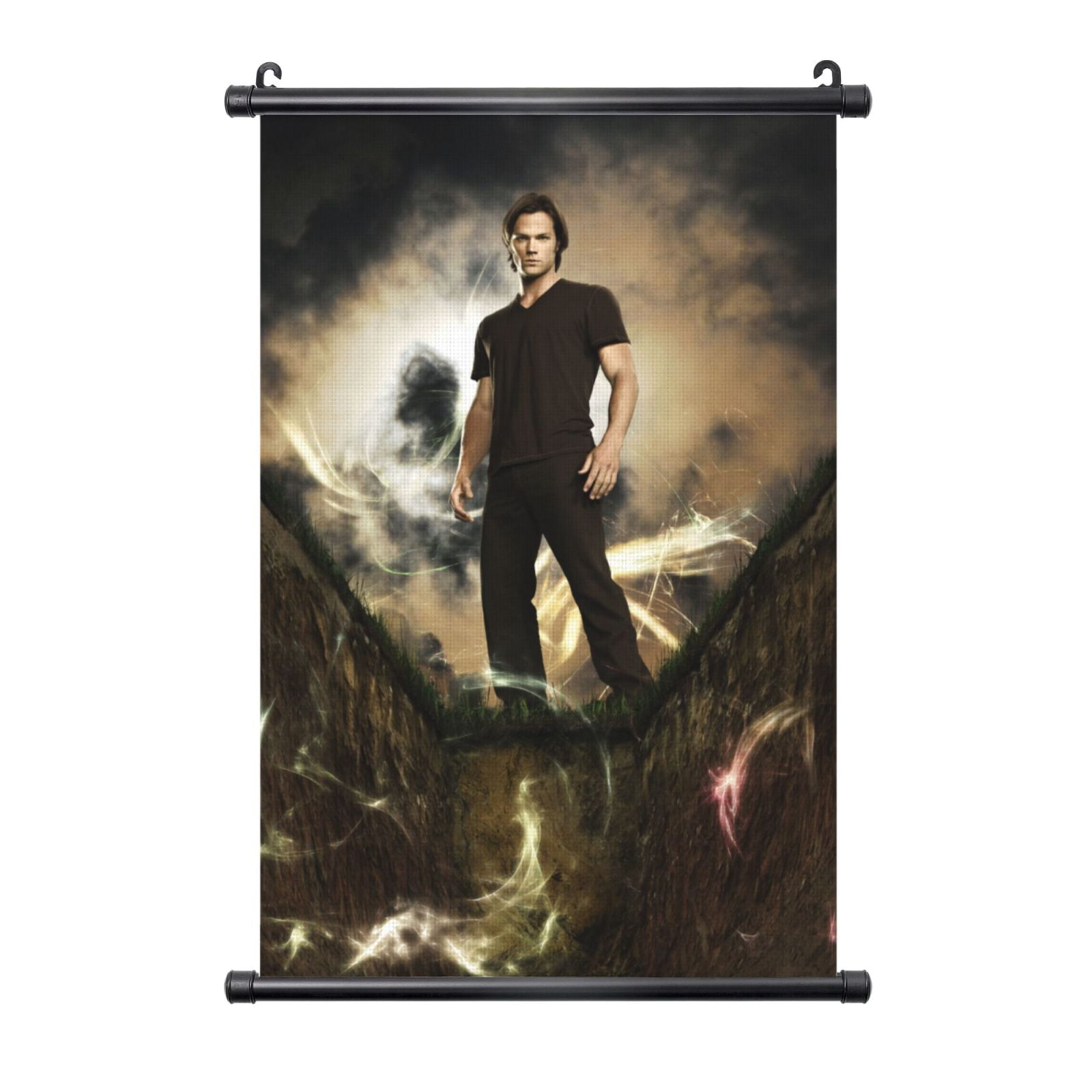 Jared Padalecki Black Plastic Shaft Hanging Poster Wall Canvas Prints ...