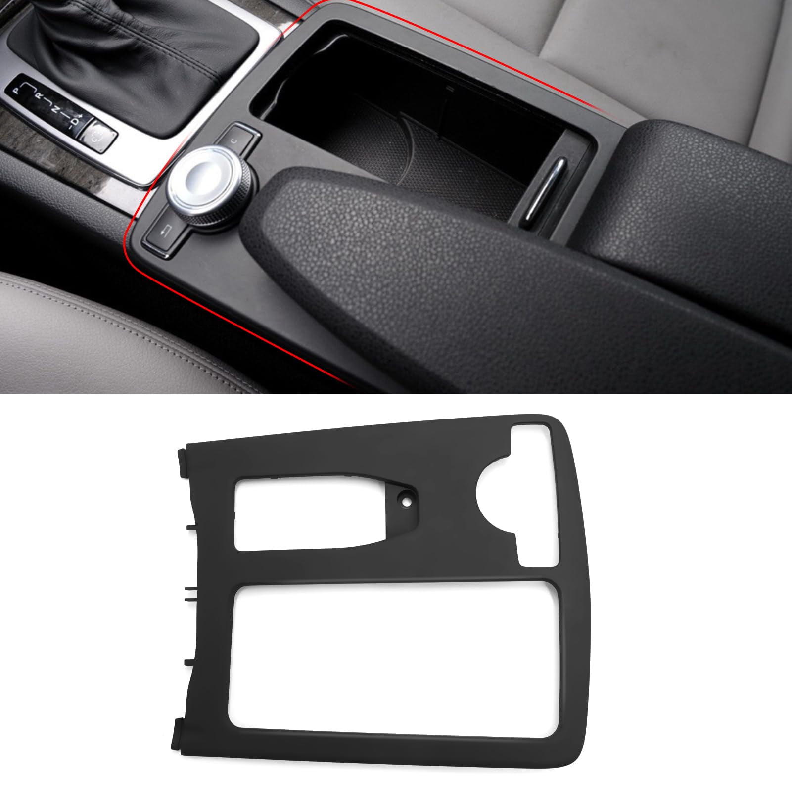 Jaronx Compatible with Mercedes DHF10 Benz Cup Holder Trim Cover, W204 ...