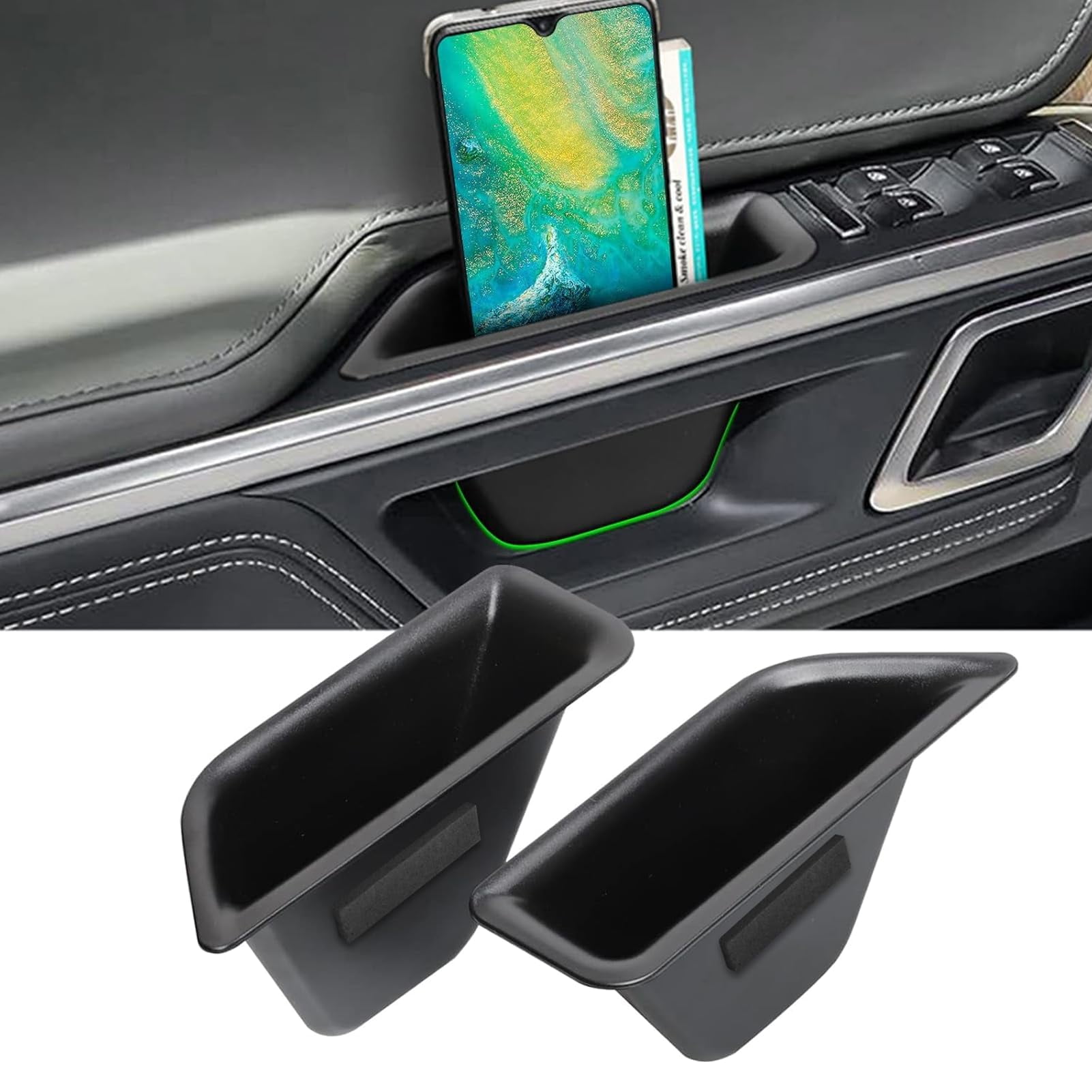 Jaronx Compatible with RIVIAN Door Side Organizer Tray 2022 2023 2024 ...