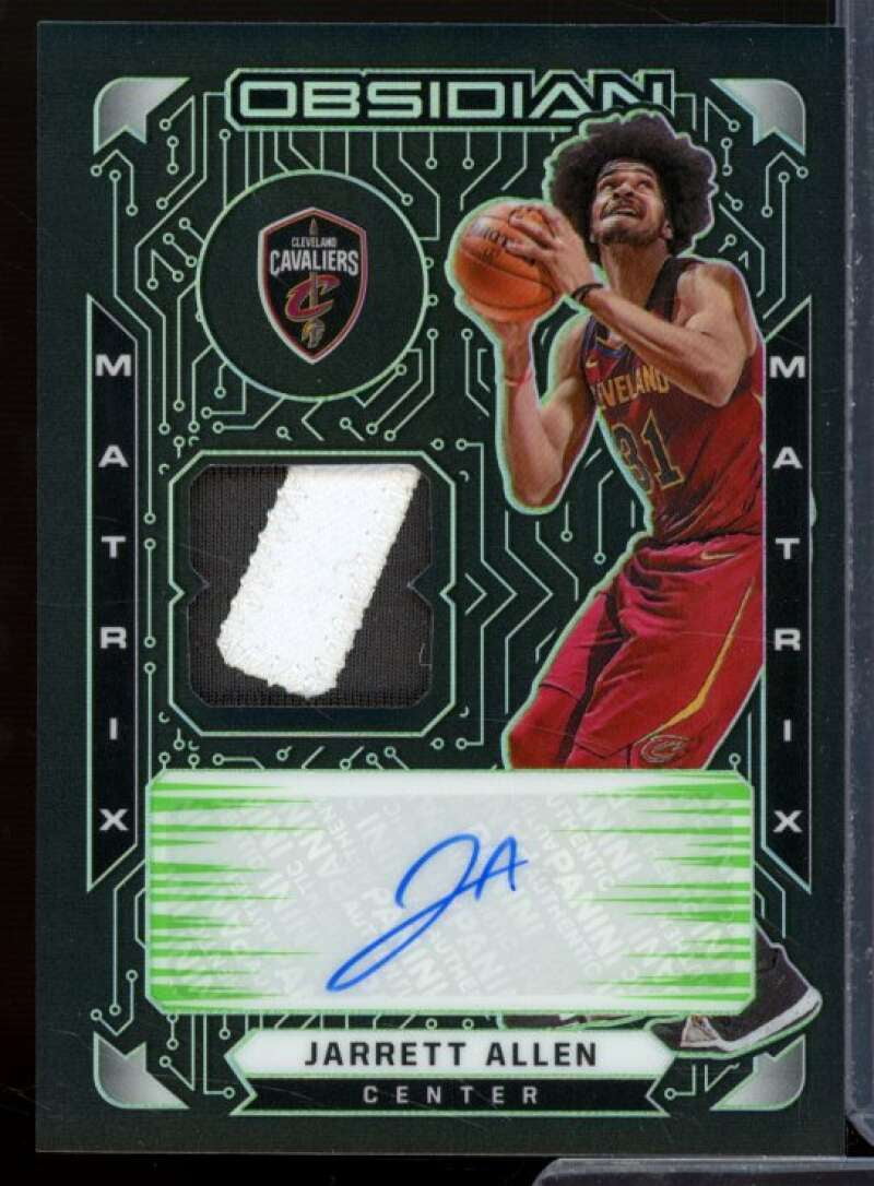 Jarrett Allen 2020-21 Obsidian Matrix Material Autos Electric Etch Green #5 - Walmart.com